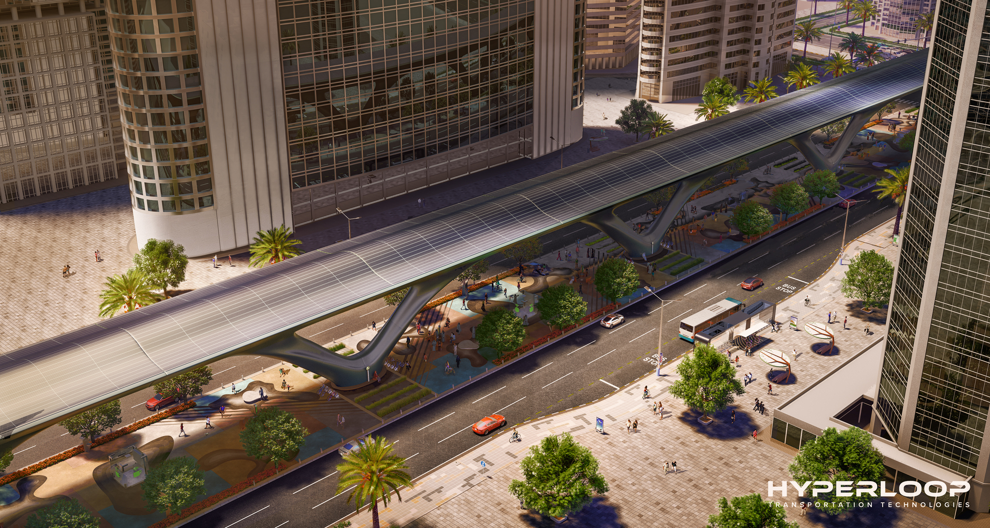 Gallery of MAD Architects Designs Pylon Infrastructure for HyperloopTT - 2