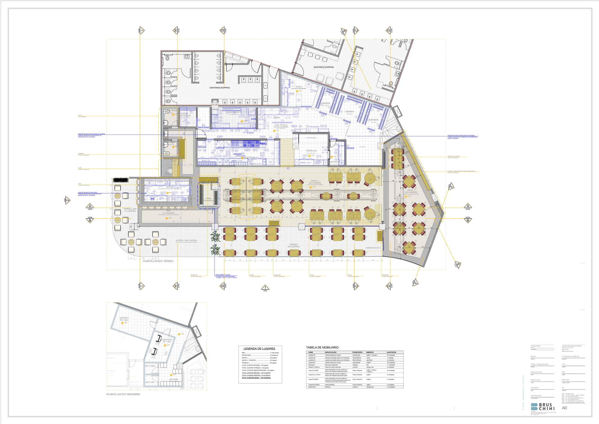 Galeria de Restaurante Cortés / Bruschini Arquitetura - 19