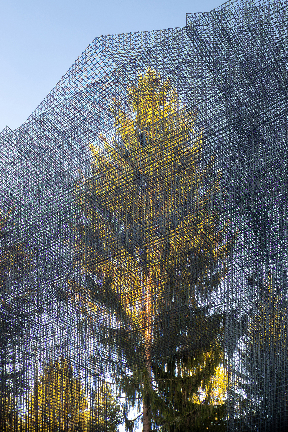 Gallery of Wired Mesh Installation Shapes an Open Air Museum in Italy - 9