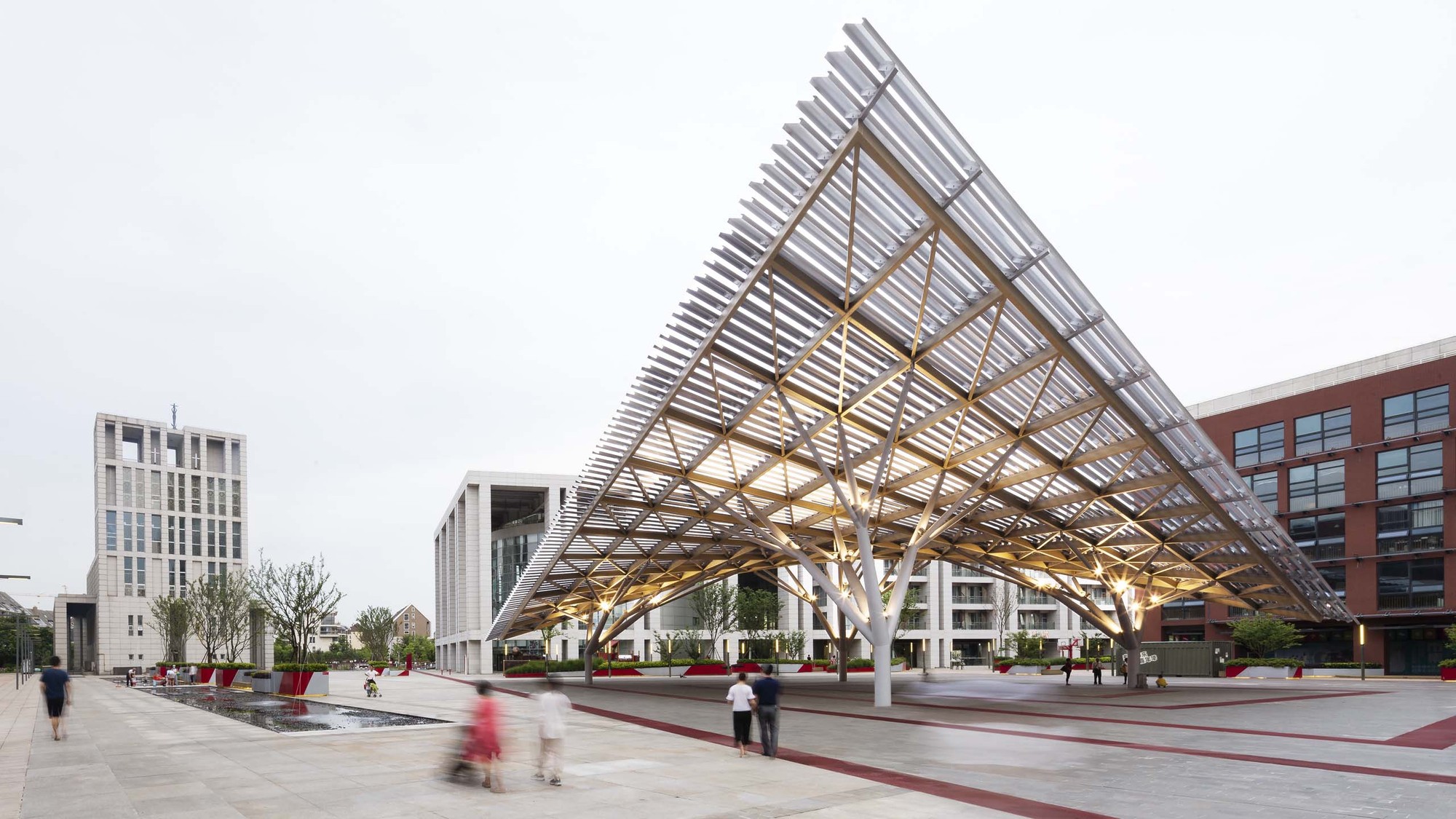 画廊 上海安亭新镇中央广场改造 / Kokaistudios - 1