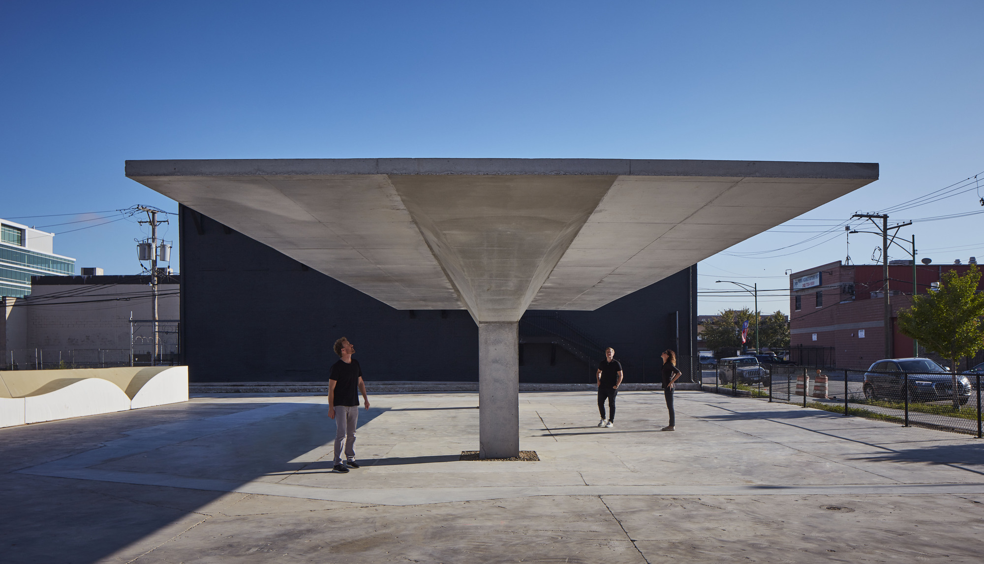 Gallery of SOM Designs Stereoform Slab Pavilion for 2019 Chicago ...
