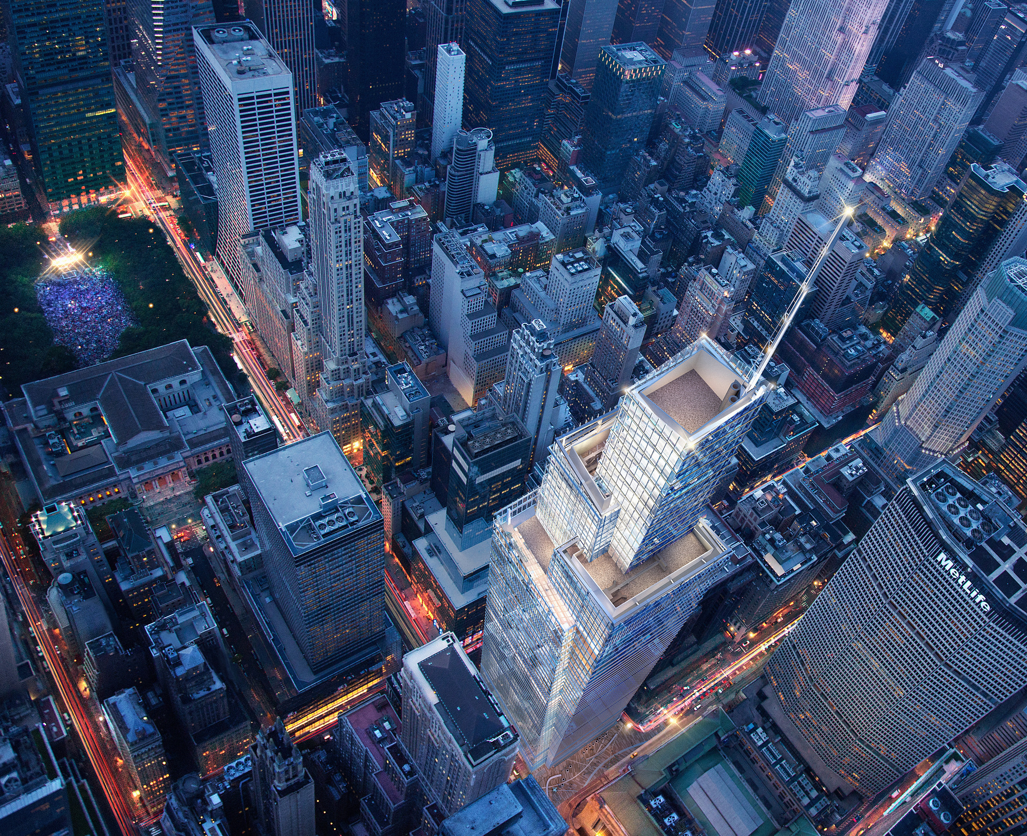 Gallery of Tallest Office Tower in Midtown Manhattan Tops Out - 9