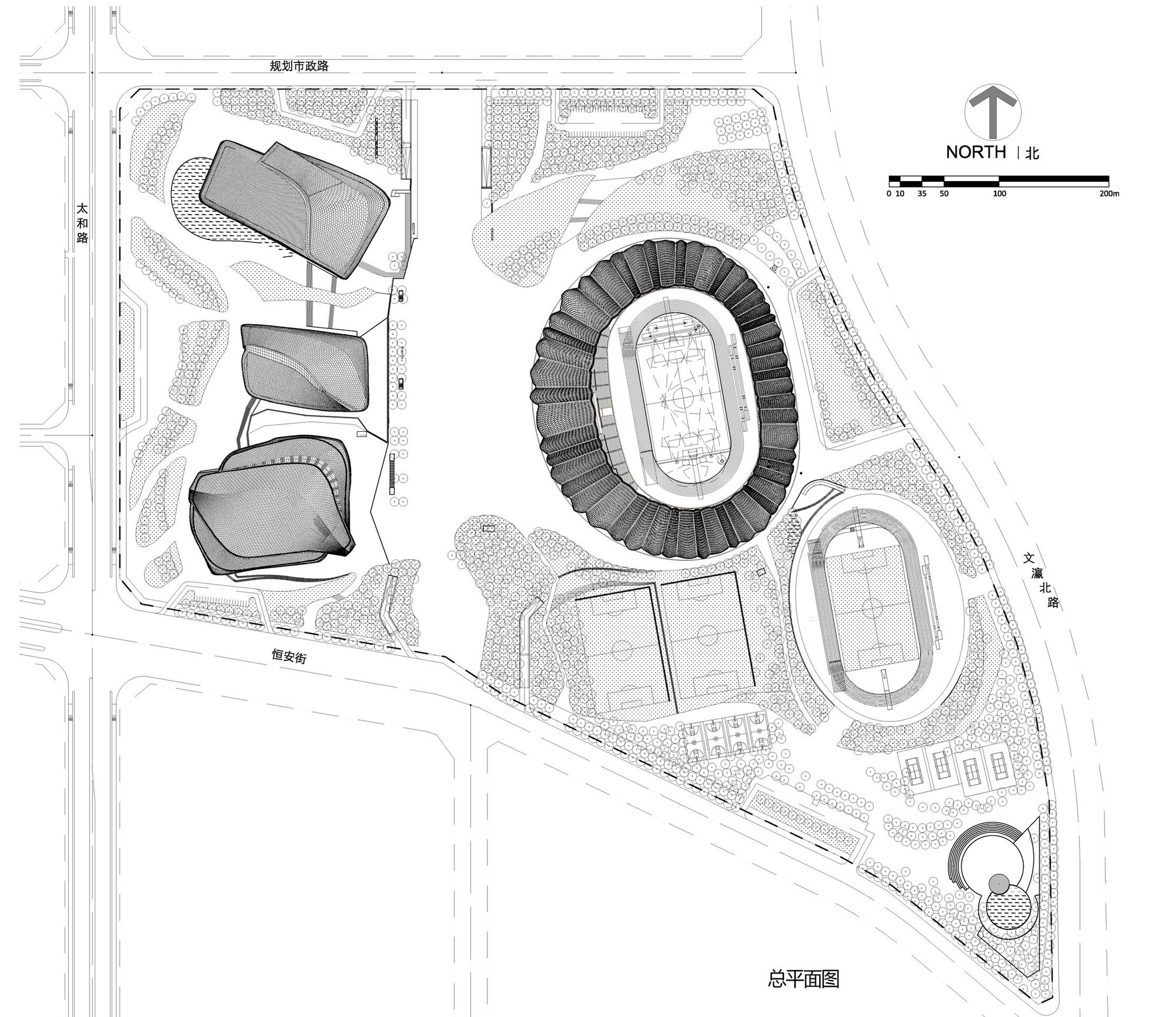 Gallery of Datong Sports Center / POPULOUS + CCDI - 16