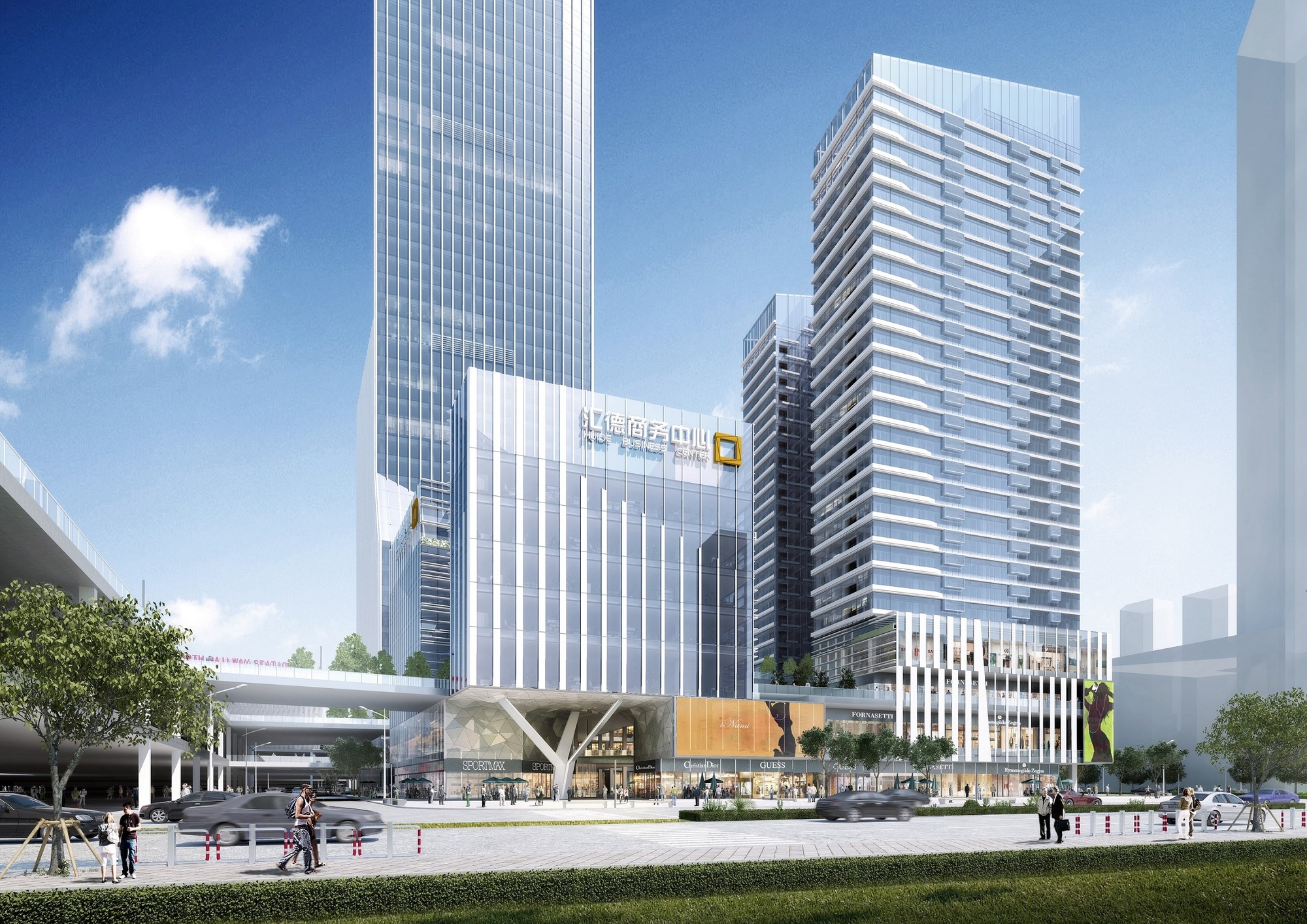 Gallery of Shenzhen North Station Huide Tower / HPP Architects - 27