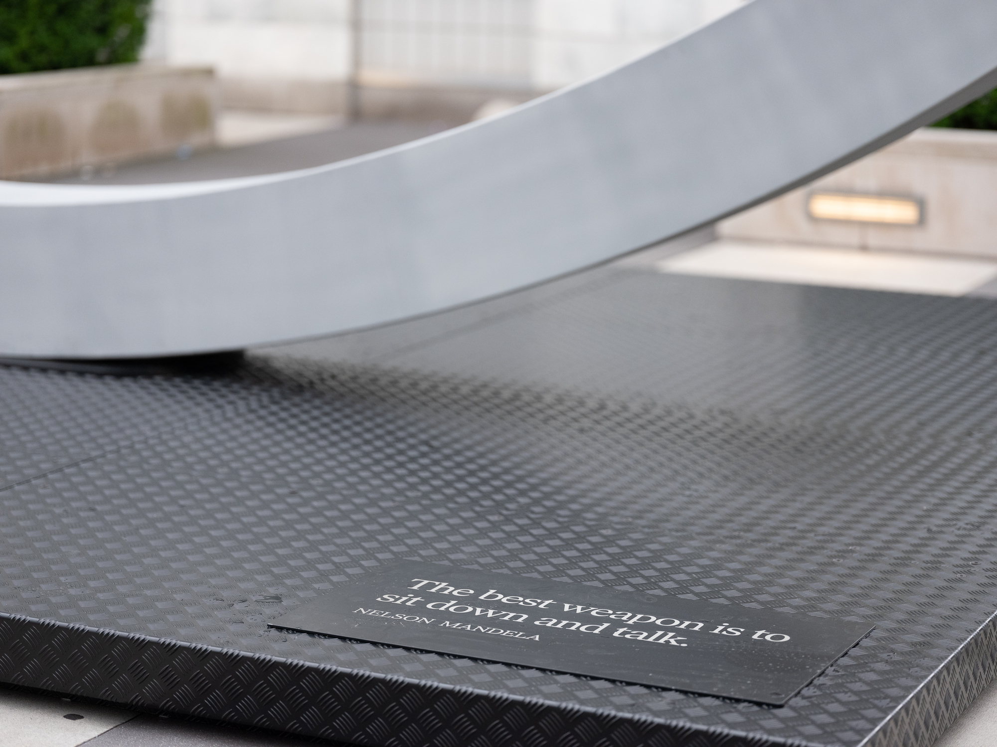 Gallery of Snøhetta Creates Peace Bench Sculpture for the UN ...