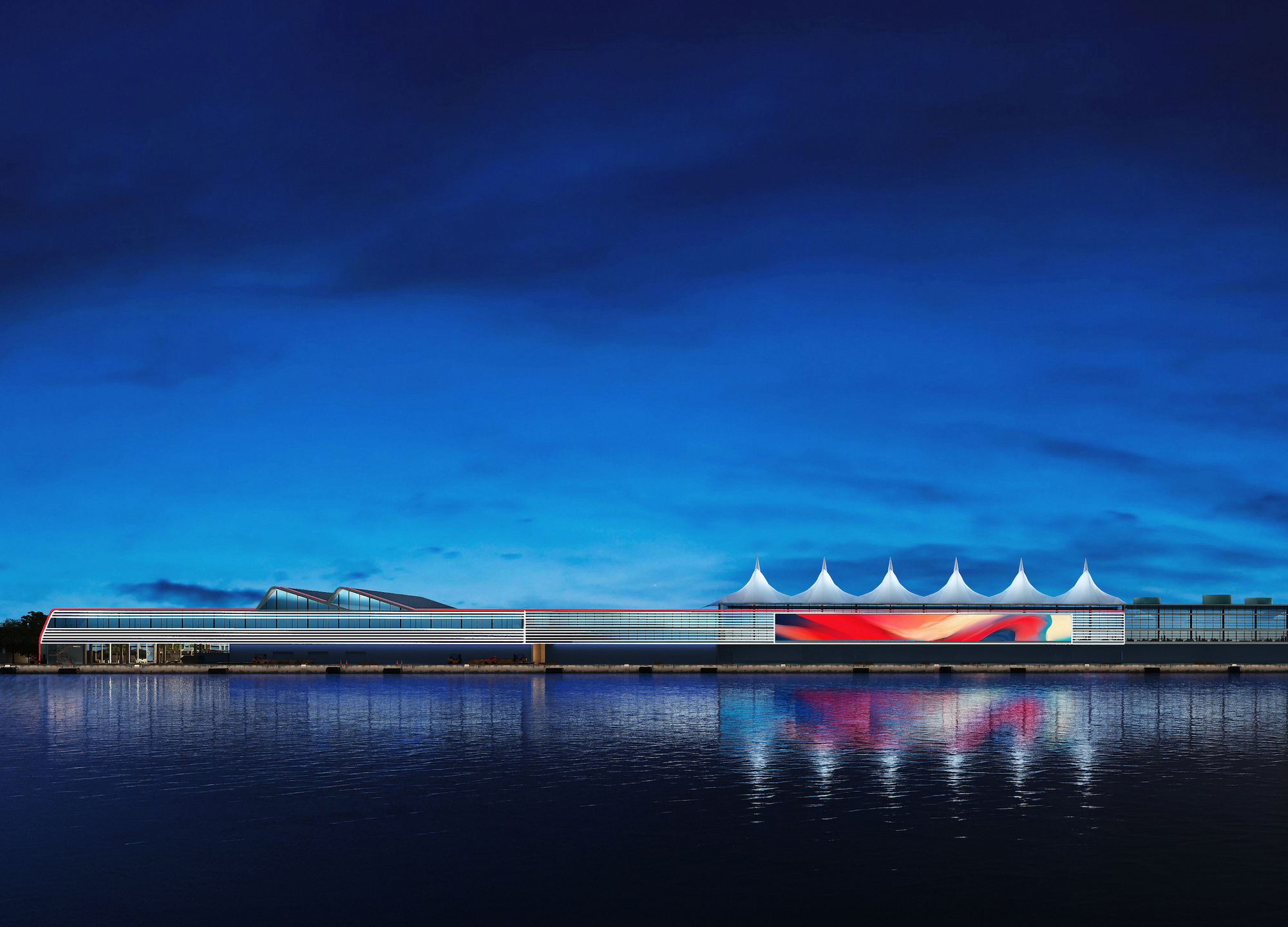 Gallery of Berenblum Busch Designs Cruise Terminal for Seaport in Miami - 3