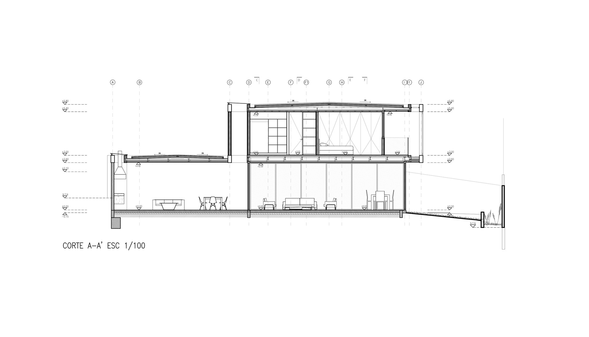 Gallery of Patio House / PAR Arquitectos - 23