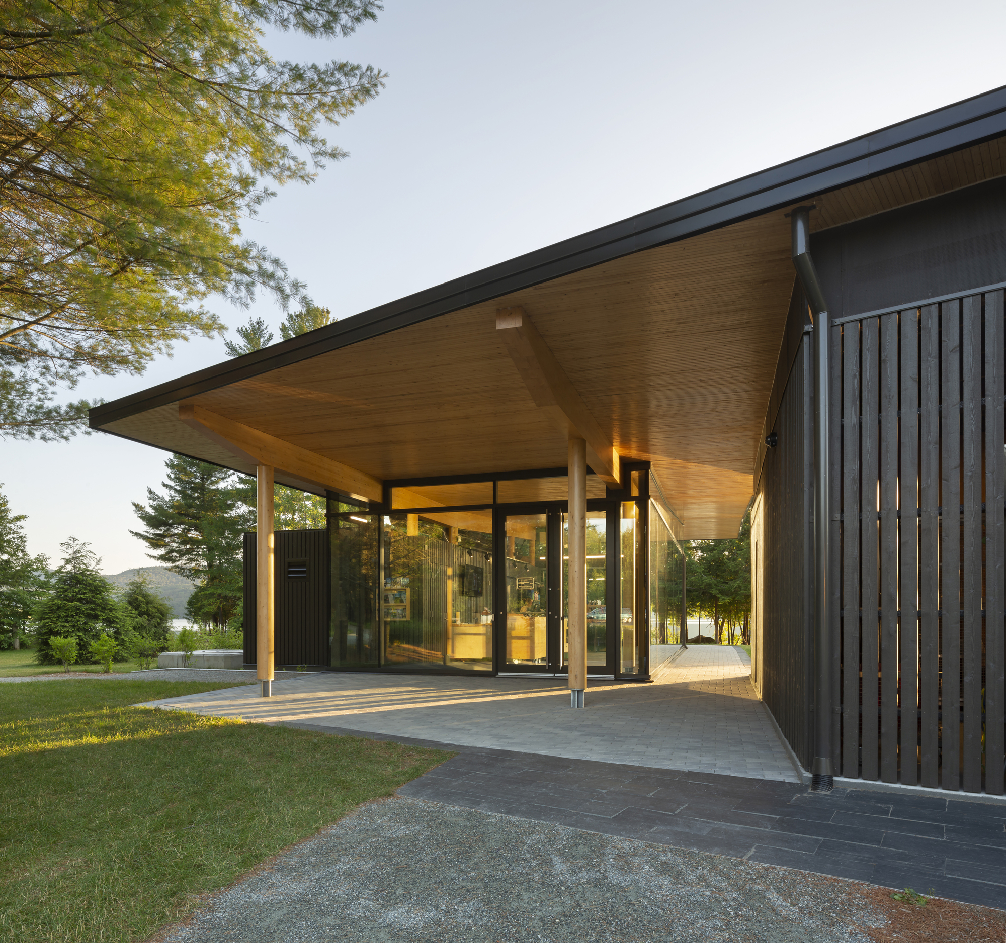 Gallery of Opeongo Park Service Center Pavilion / Anne Carrier ...
