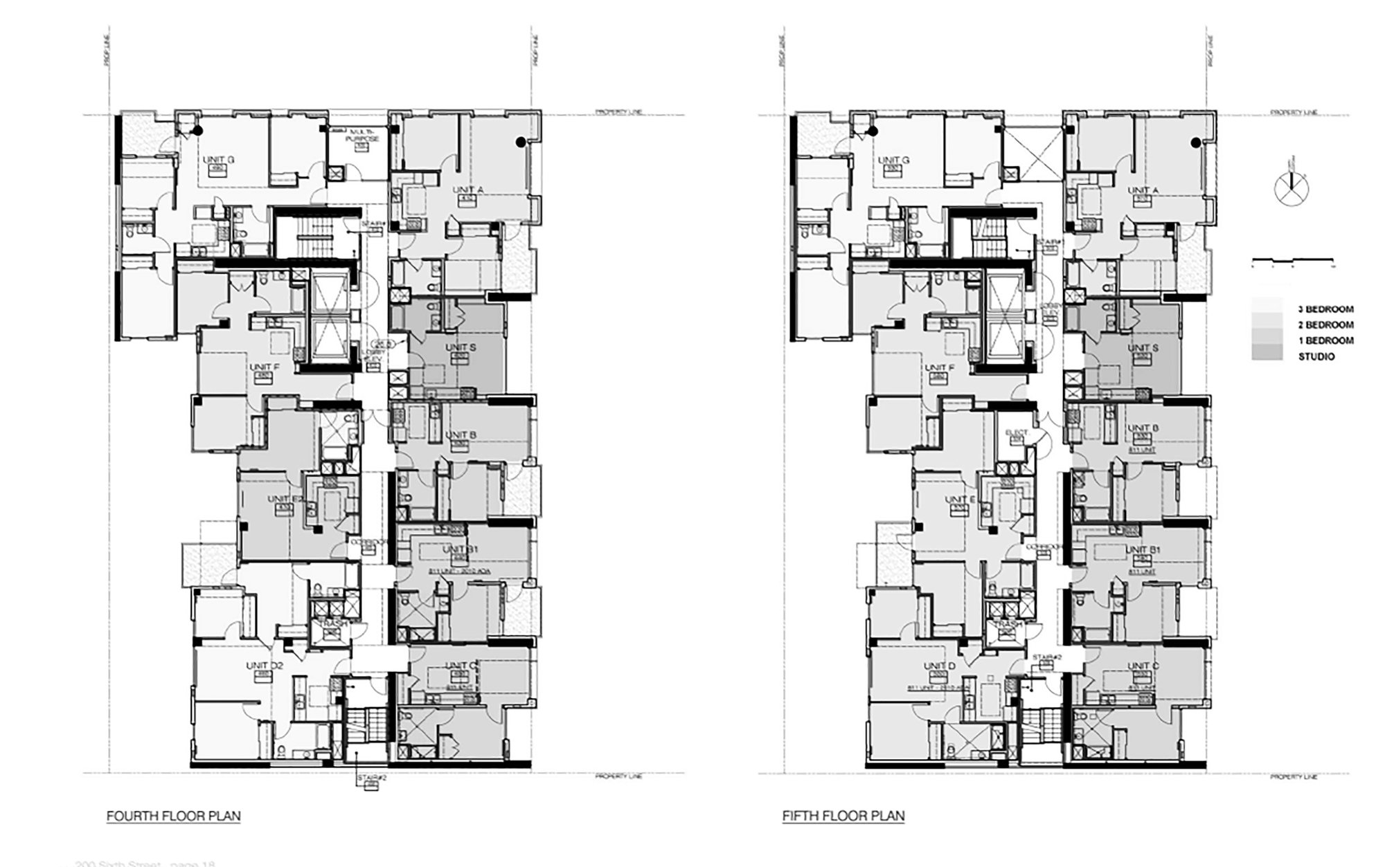 Apartment Building Plans 3 Units