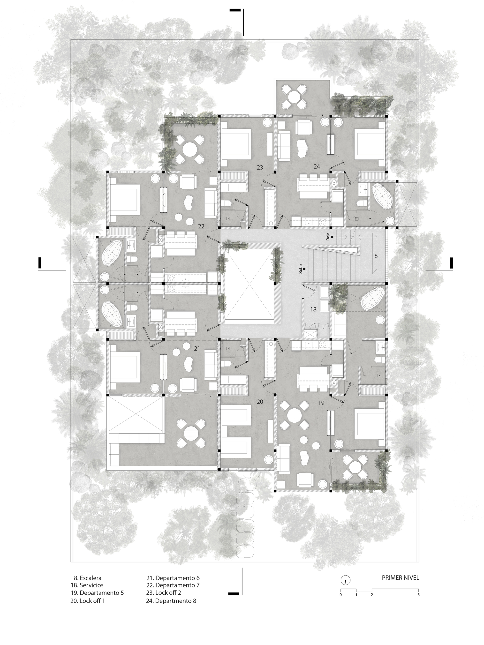 画廊 图卢姆琪琪屋 / Central de Proyectos SCP - 21