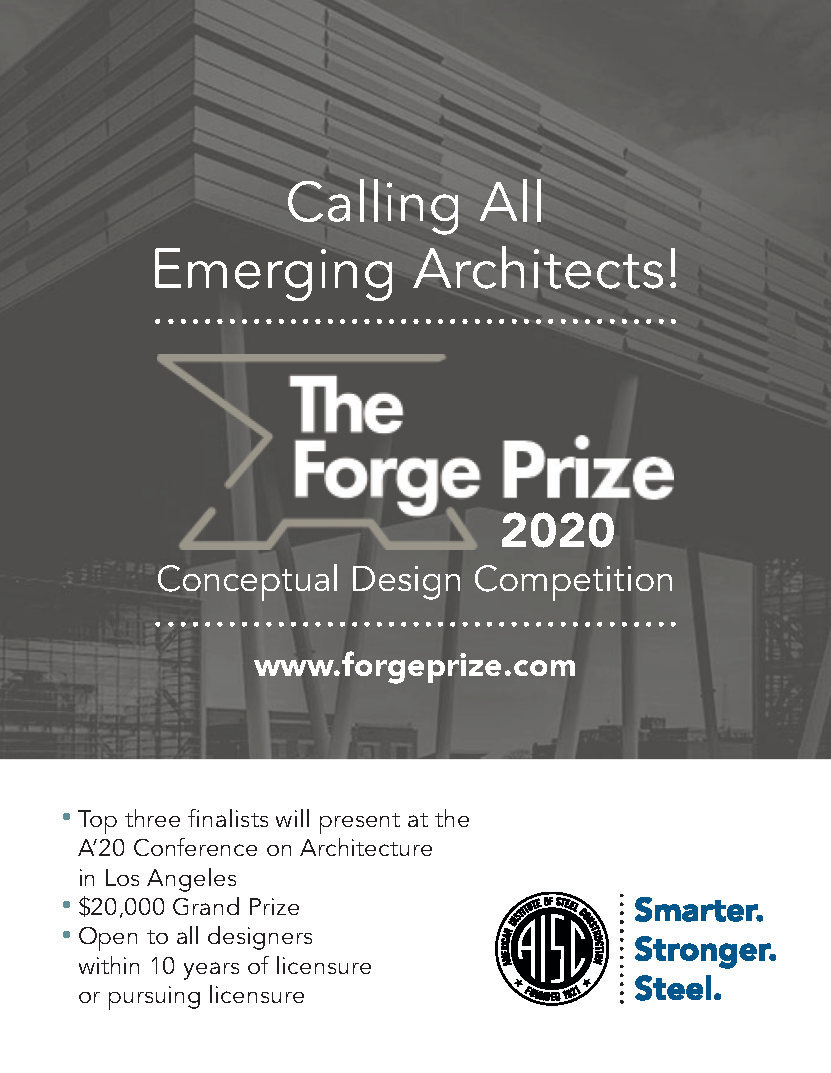 The Forge Prize Call for Entries: 2020 AISC Vision in Steel for ...