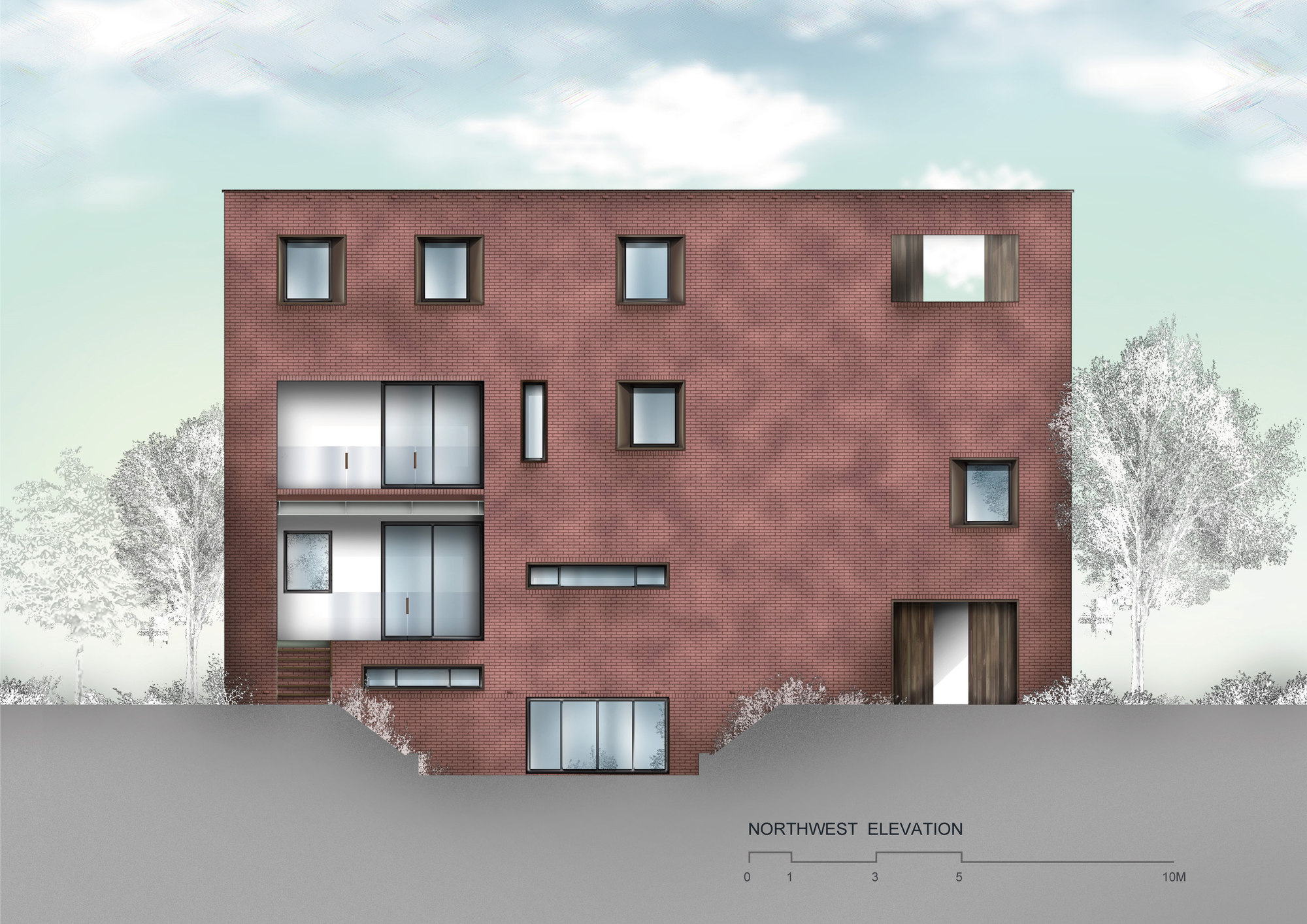 Gallery of The Bricks House / HGE Architect - 45