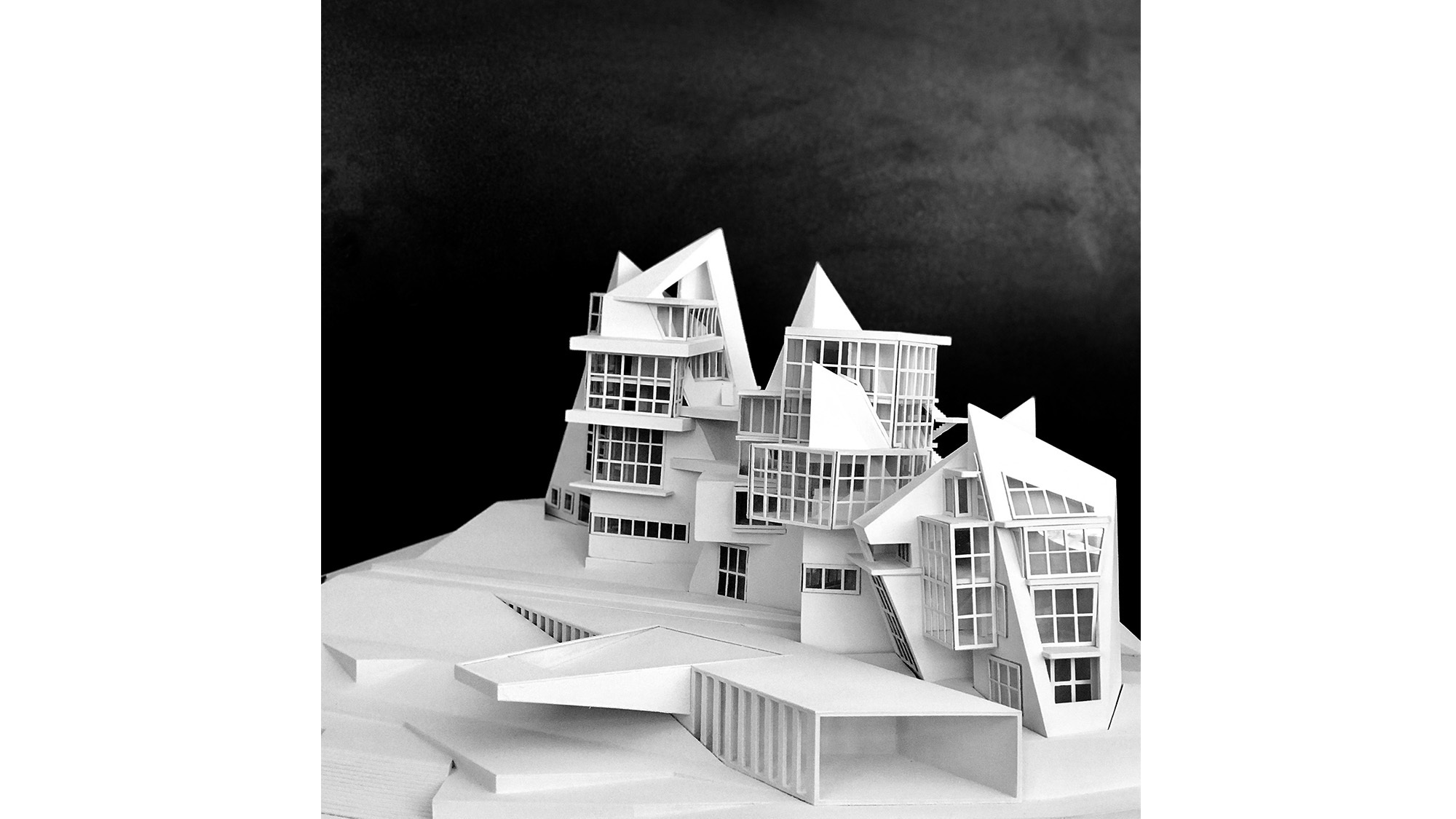 Gallery of Complex Geometric Compositions as Houses on the Scenic Lands ...