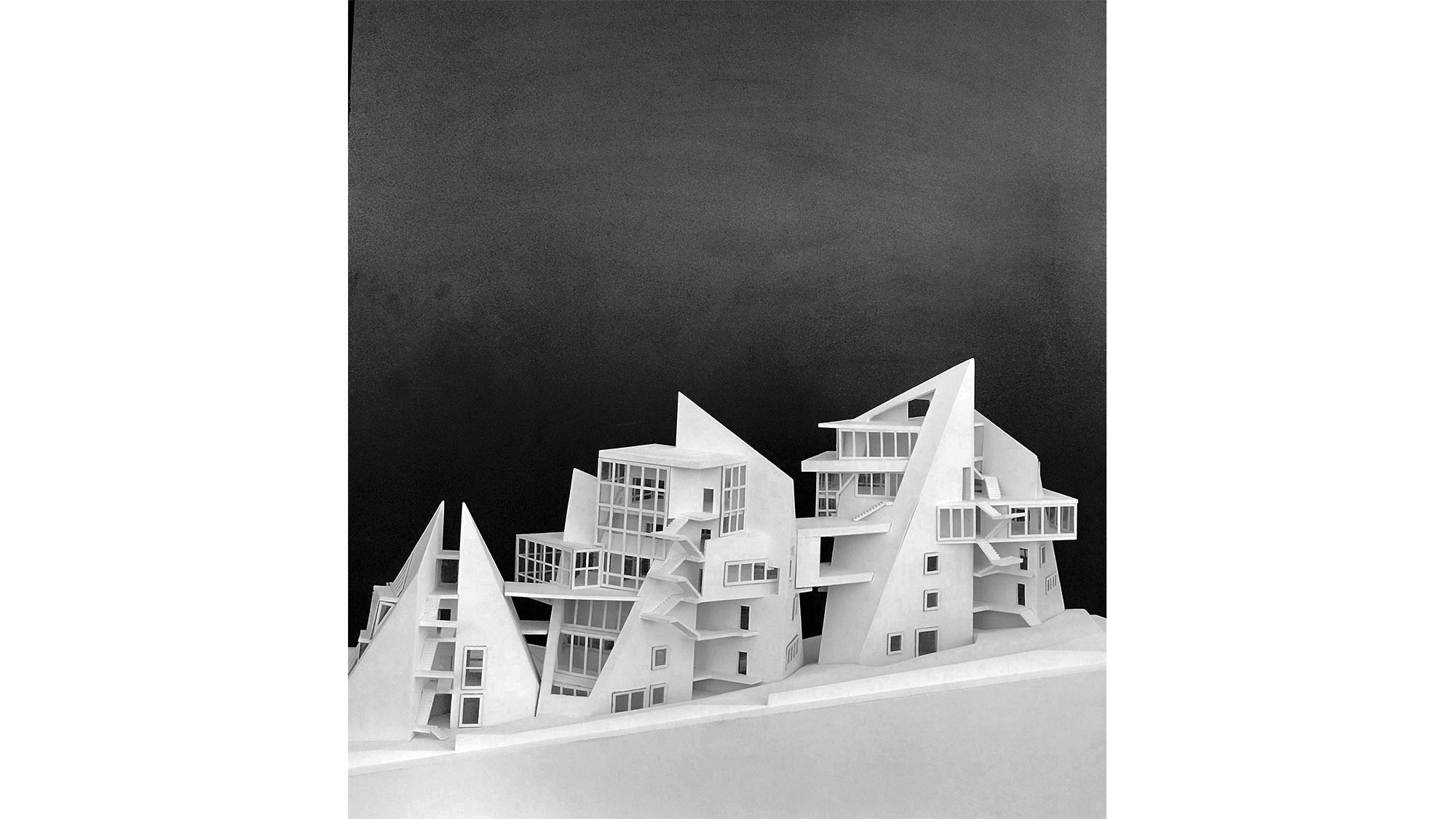 Gallery of Complex Geometric Compositions as Houses on the Scenic Lands ...