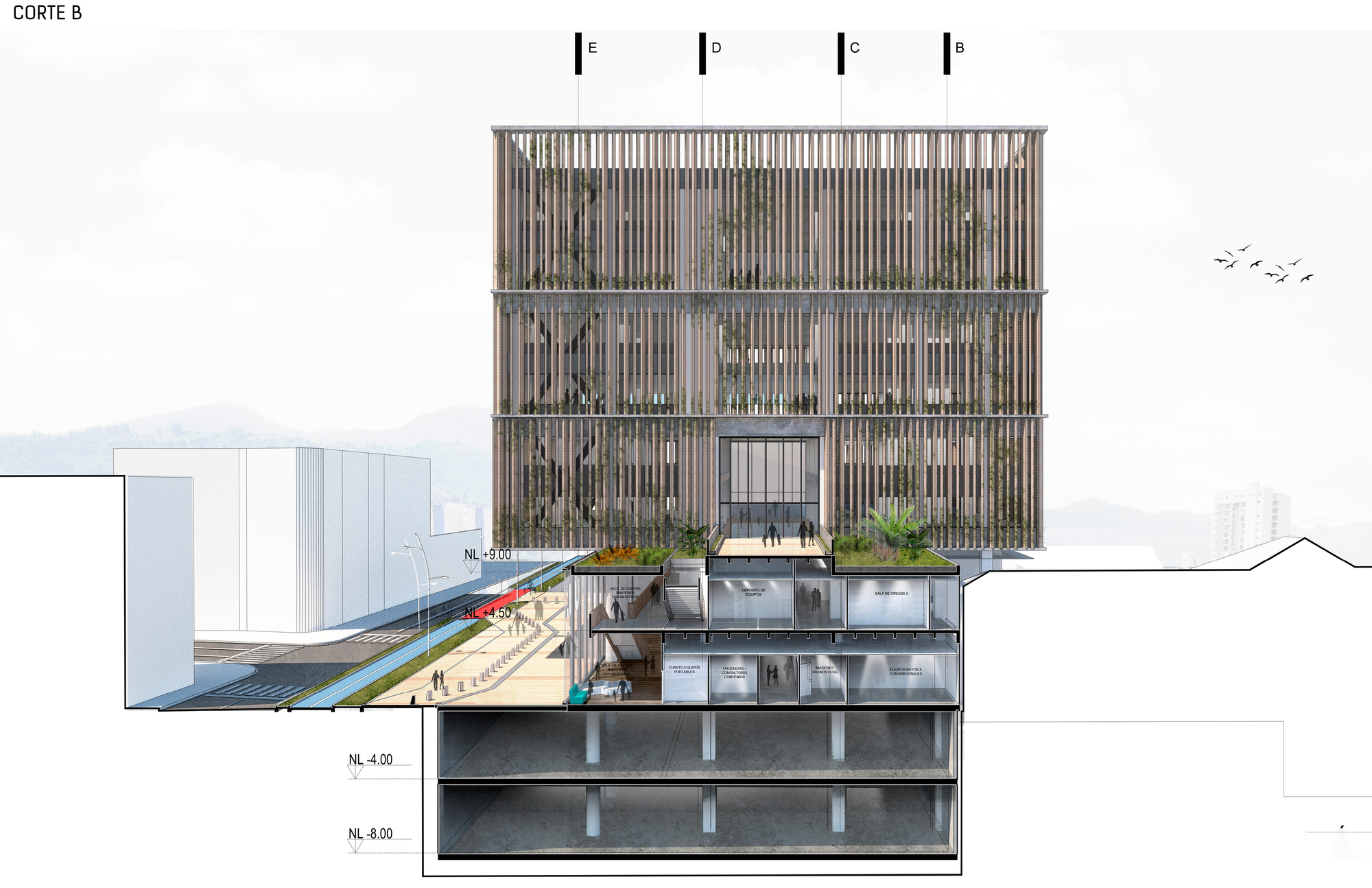 Galería de Hospital como espacio público: una propuesta para el ...