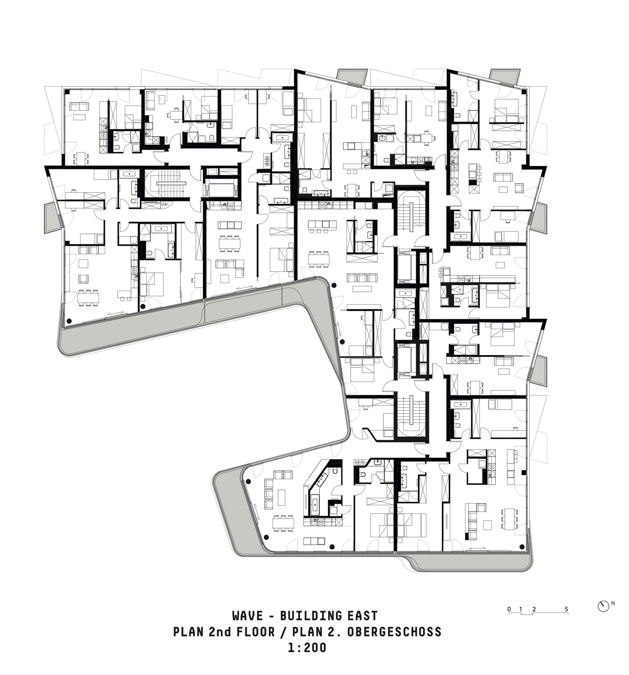 Gallery of WAVE Residential Complex / GRAFT - 19