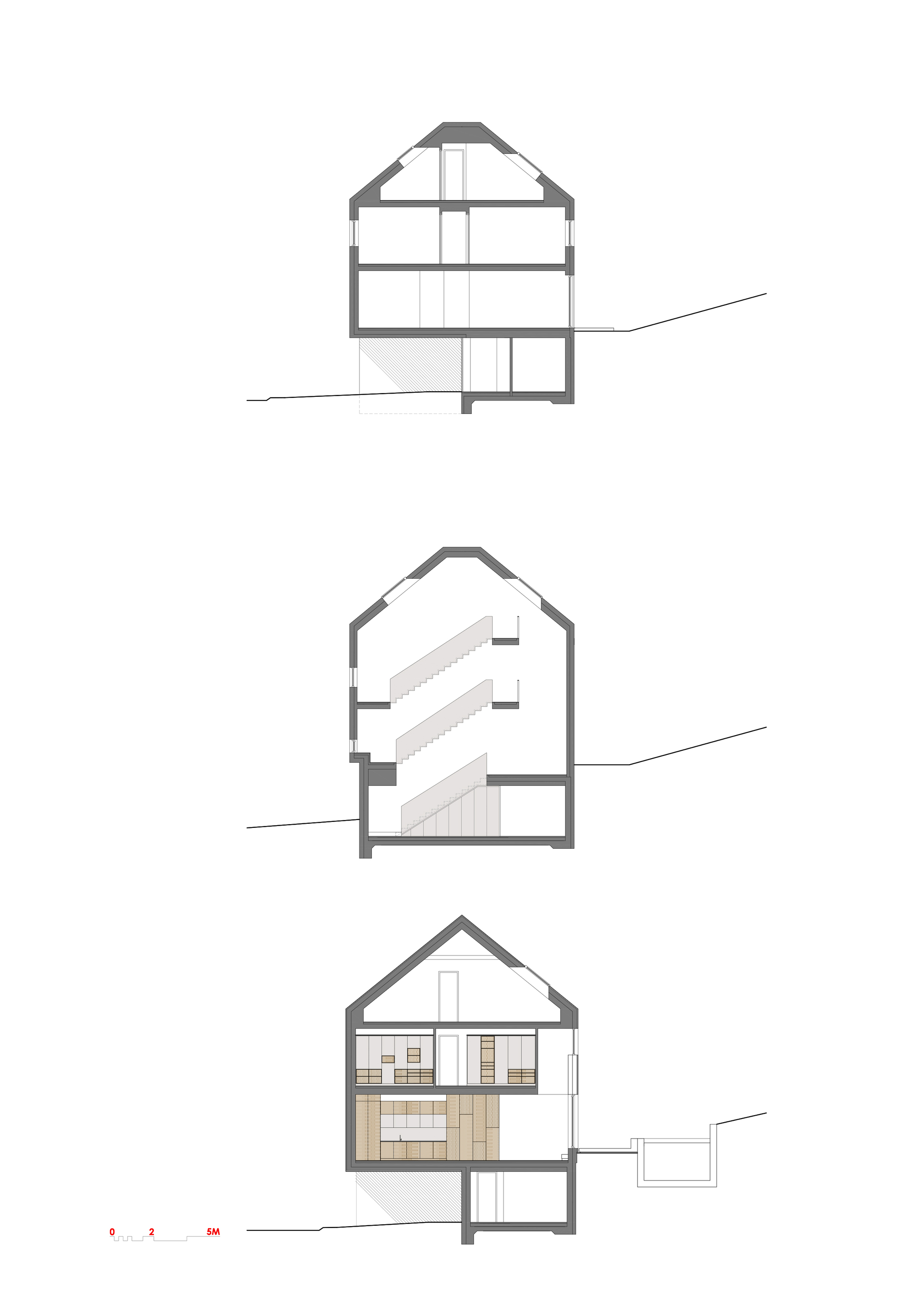 Gallery of Three Row Houses / Martin Cenek Architecture - 35