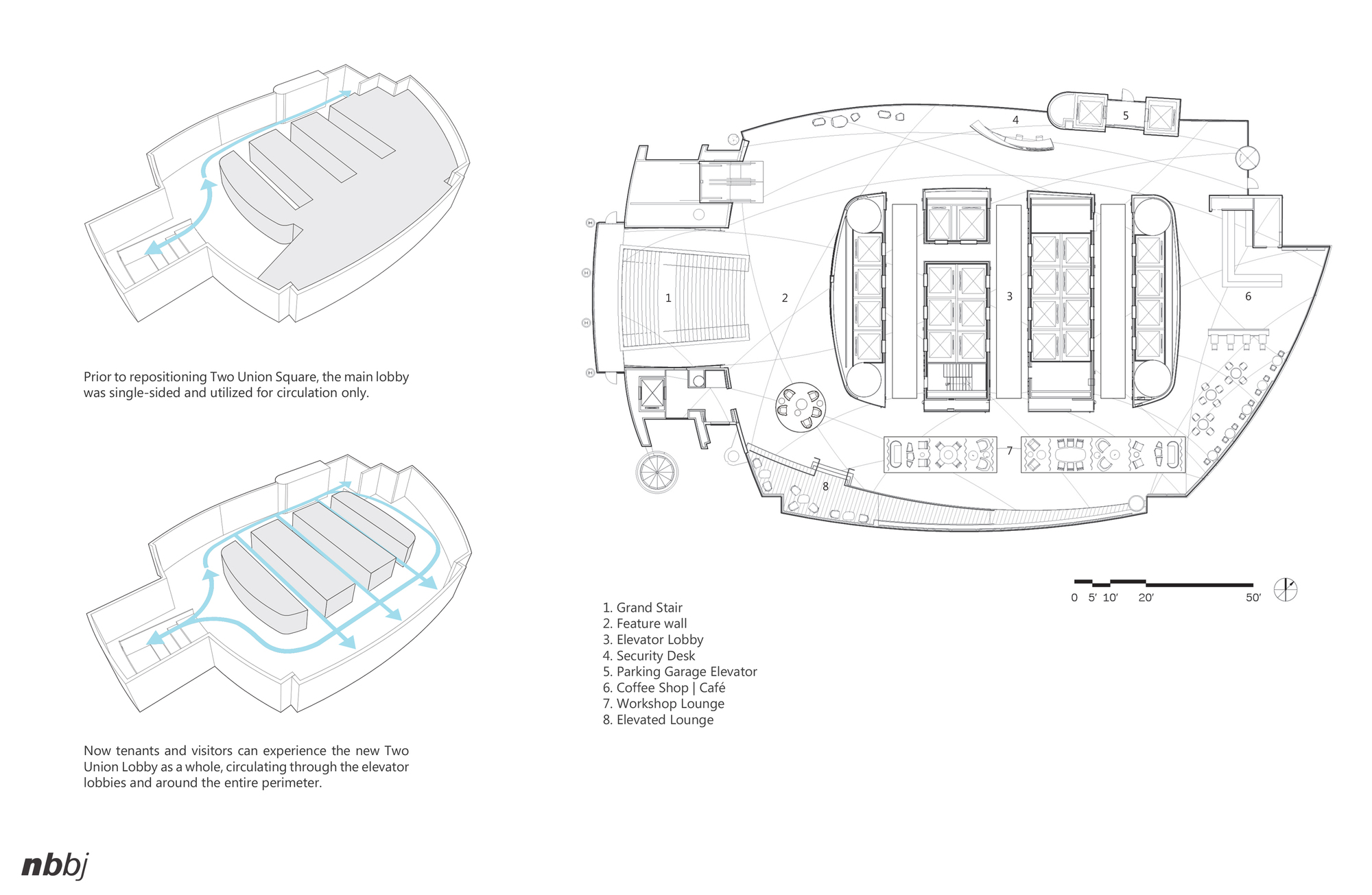 Gallery of Two Union Square Lobby / NBBJ - 11