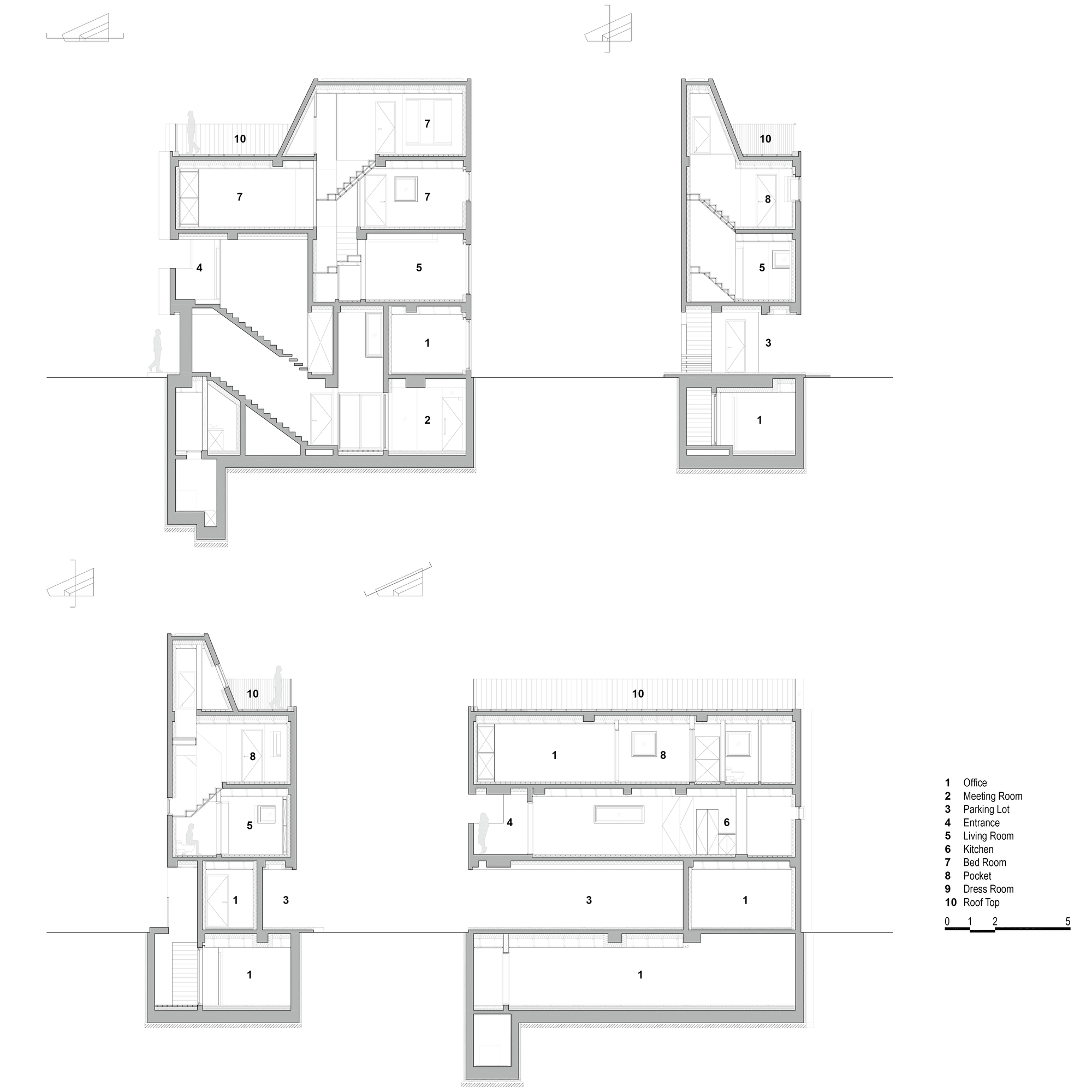 Gallery of Slit House / Architects H2L - 31