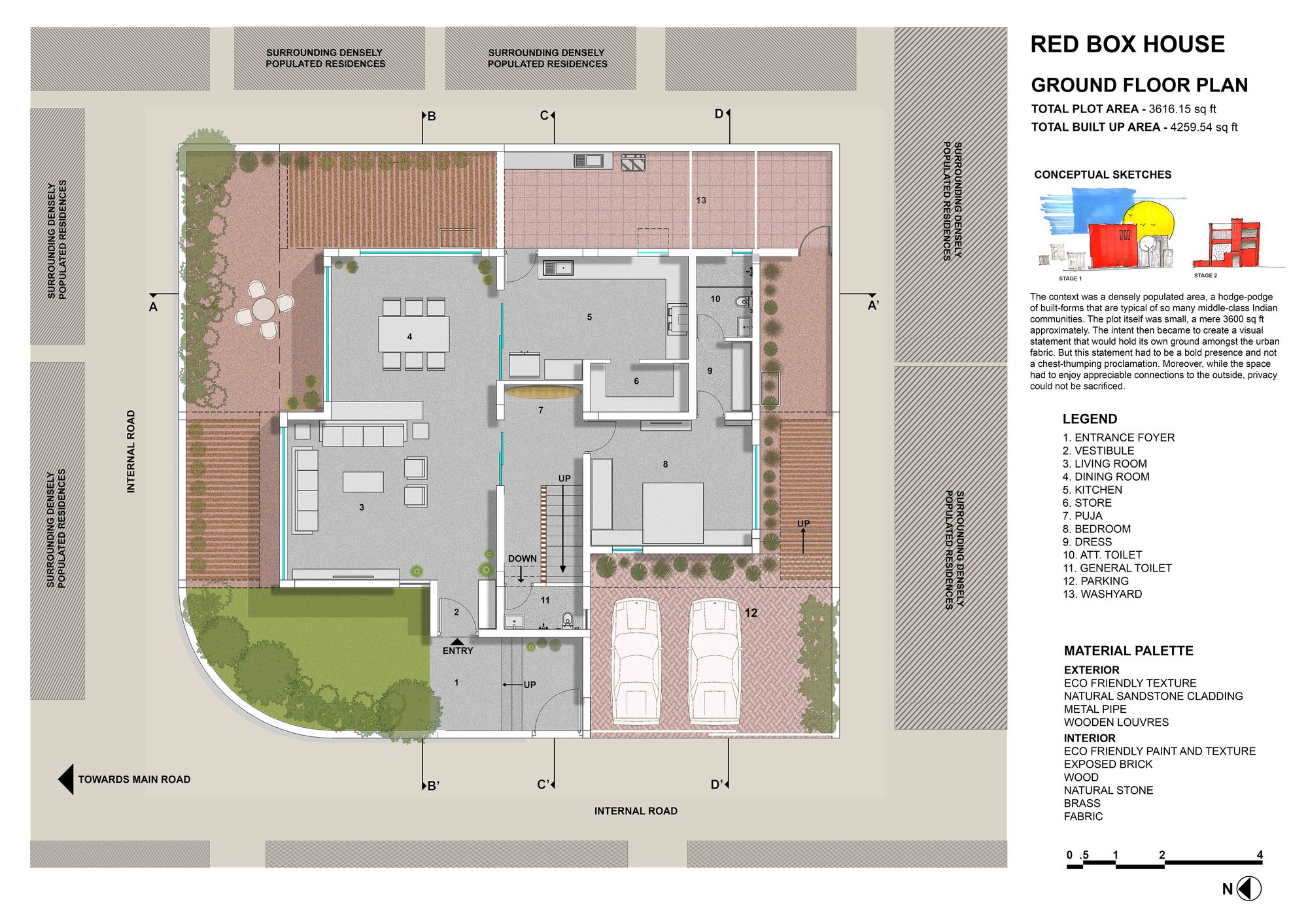 Gallery of Red Box House / The Grid Architects - 20