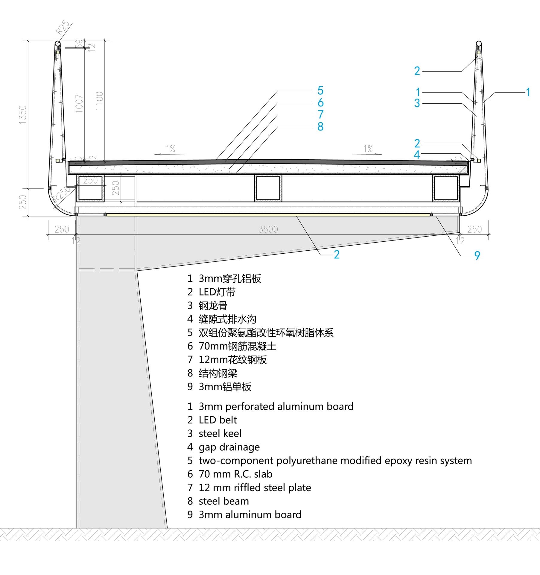 Gallery of Pedestrian Bridge over Shanghai Taitong Ferry Station ...