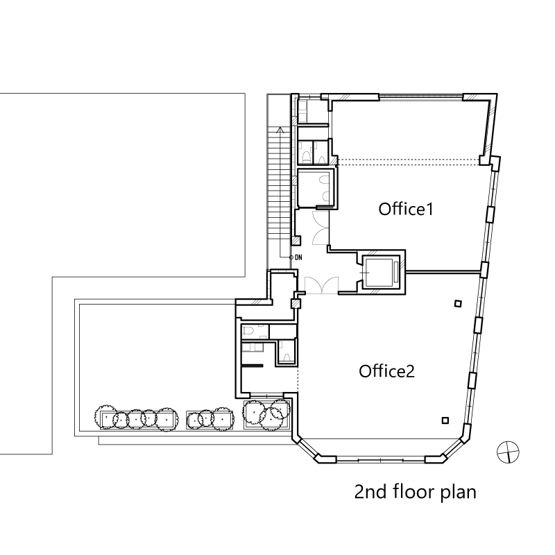 Gallery of Yanagikoji South Corner Restaurants / Rei Mitsui Architects - 26