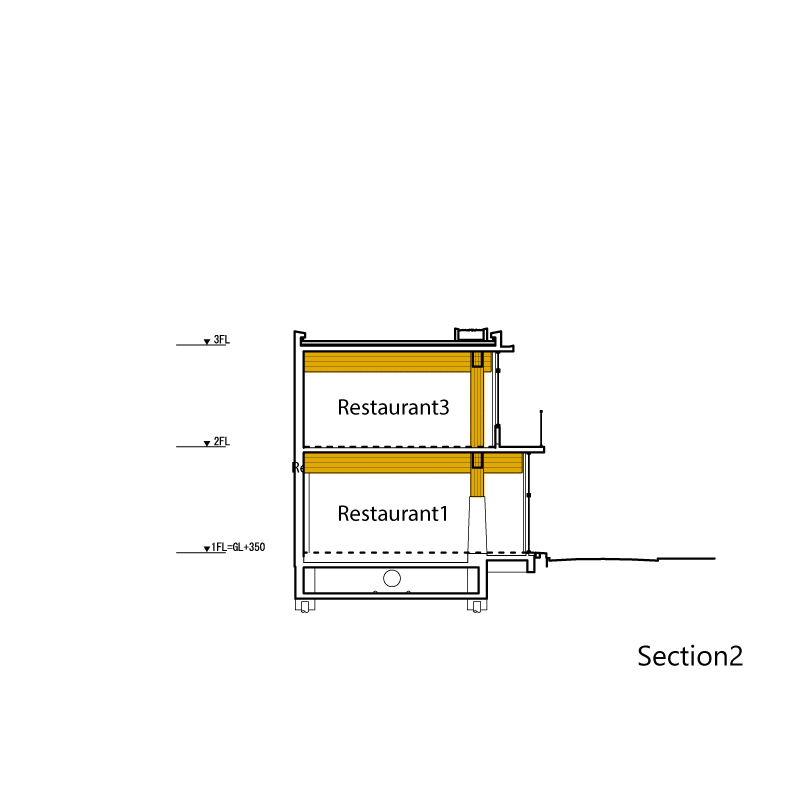 Gallery of Yanagikoji South Corner Restaurants / Rei Mitsui Architects - 29