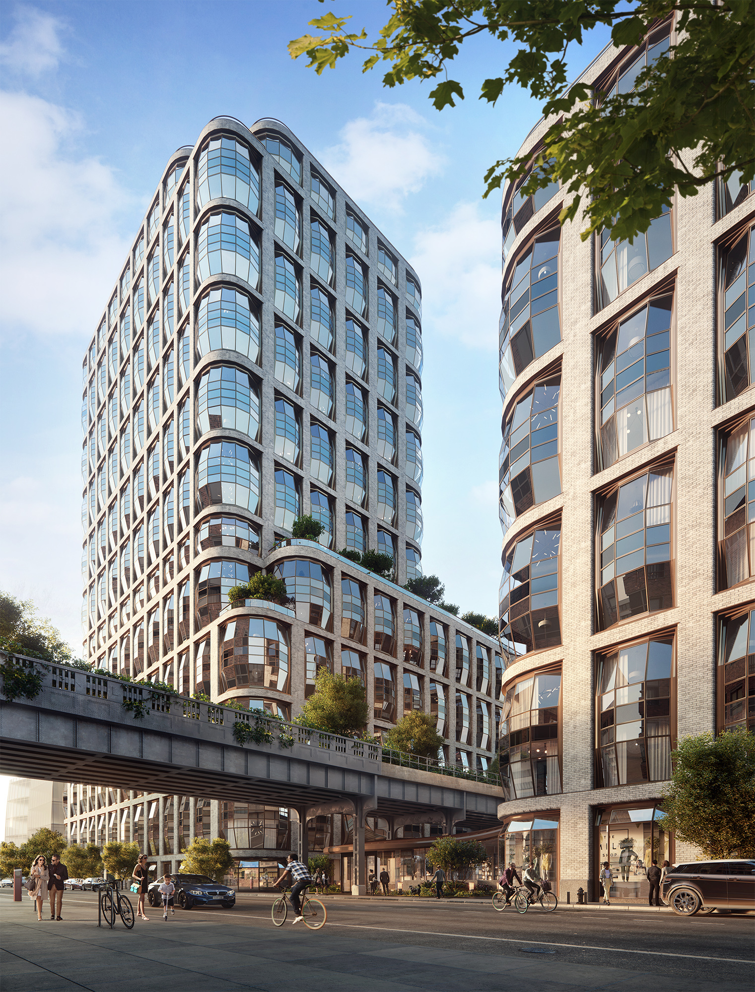 Gallery of Heatherwick Studio Releases Renders of the Lobby Pavilion at ...