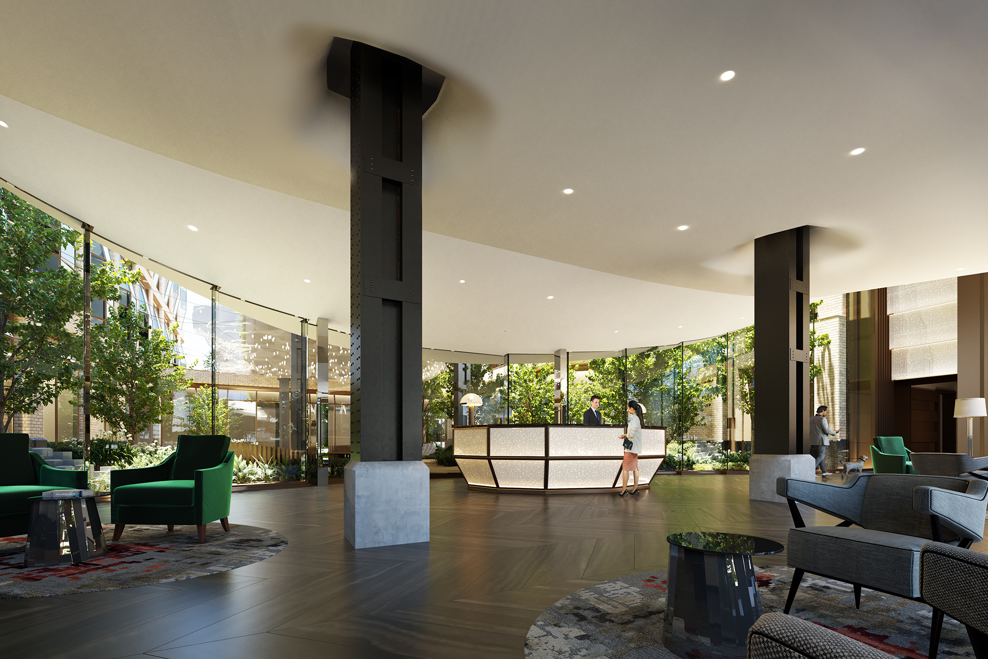 Gallery of Heatherwick Studio Releases Renders of the Lobby Pavilion at ...