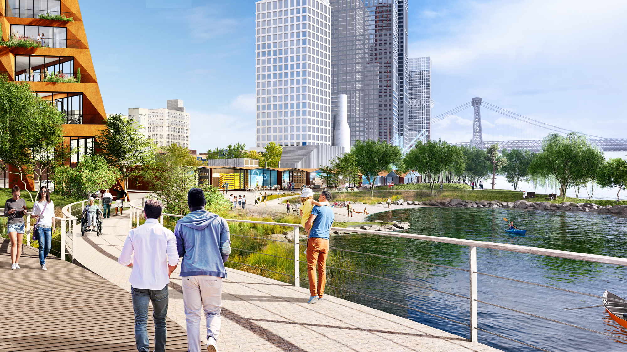 Gallery of BIG + Field Operations Design Master Plan for River Street ...