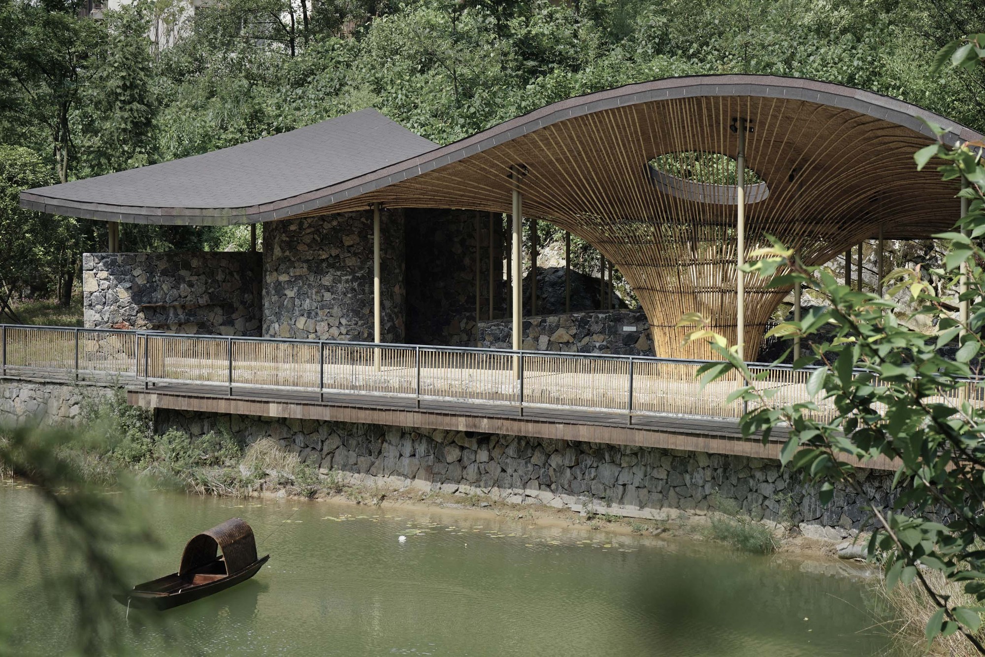 Gallery of Tea Pavilion in Return Village / WISTO DESIGN - 5