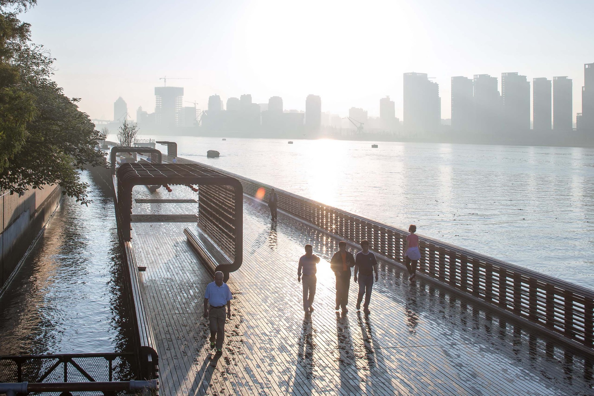 Gallery of Demonstration Section of Yangpu Riverside Public Space ...