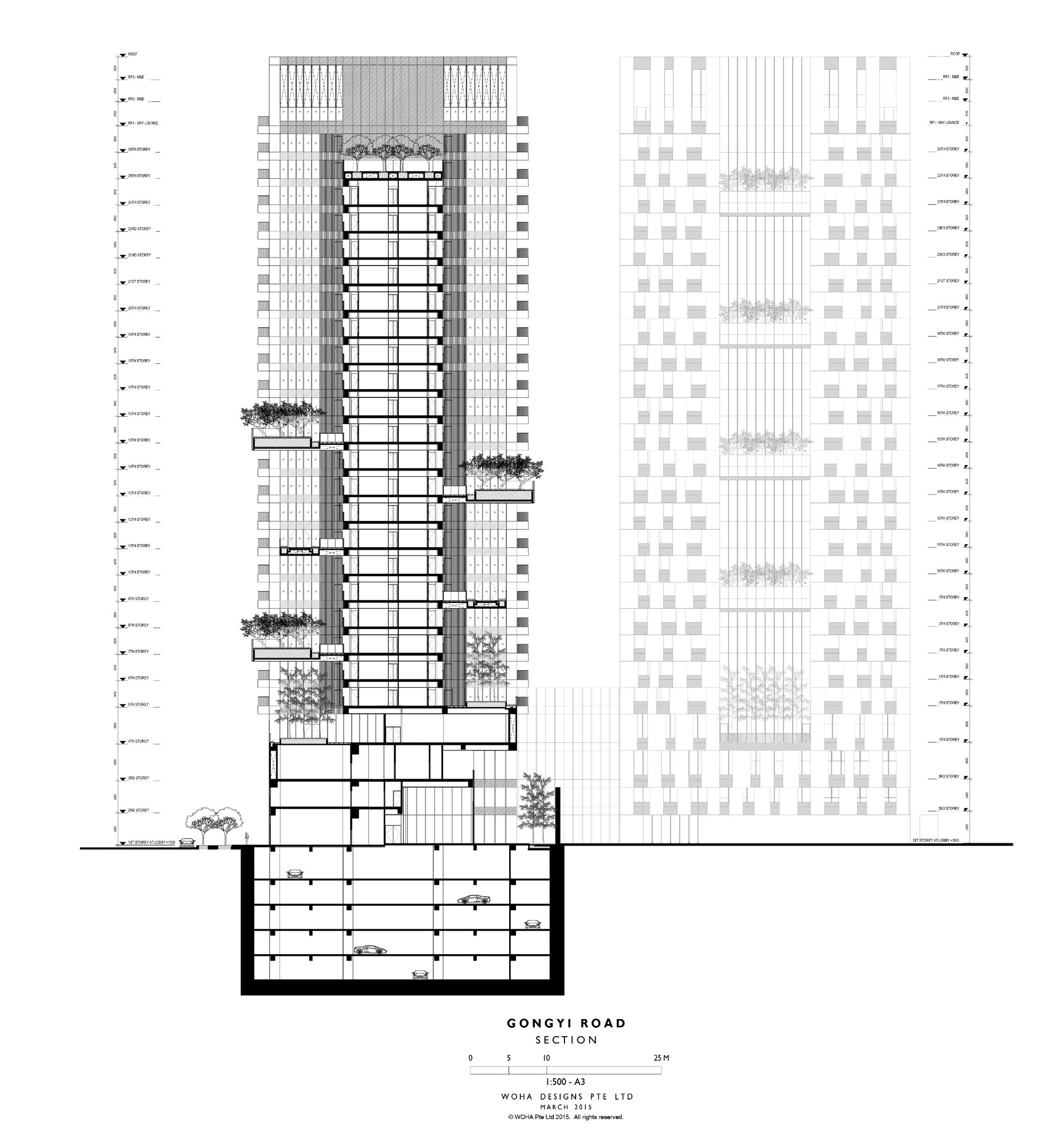 Gallery of Sky Green Residential & Retail Tower / WOHA - 36