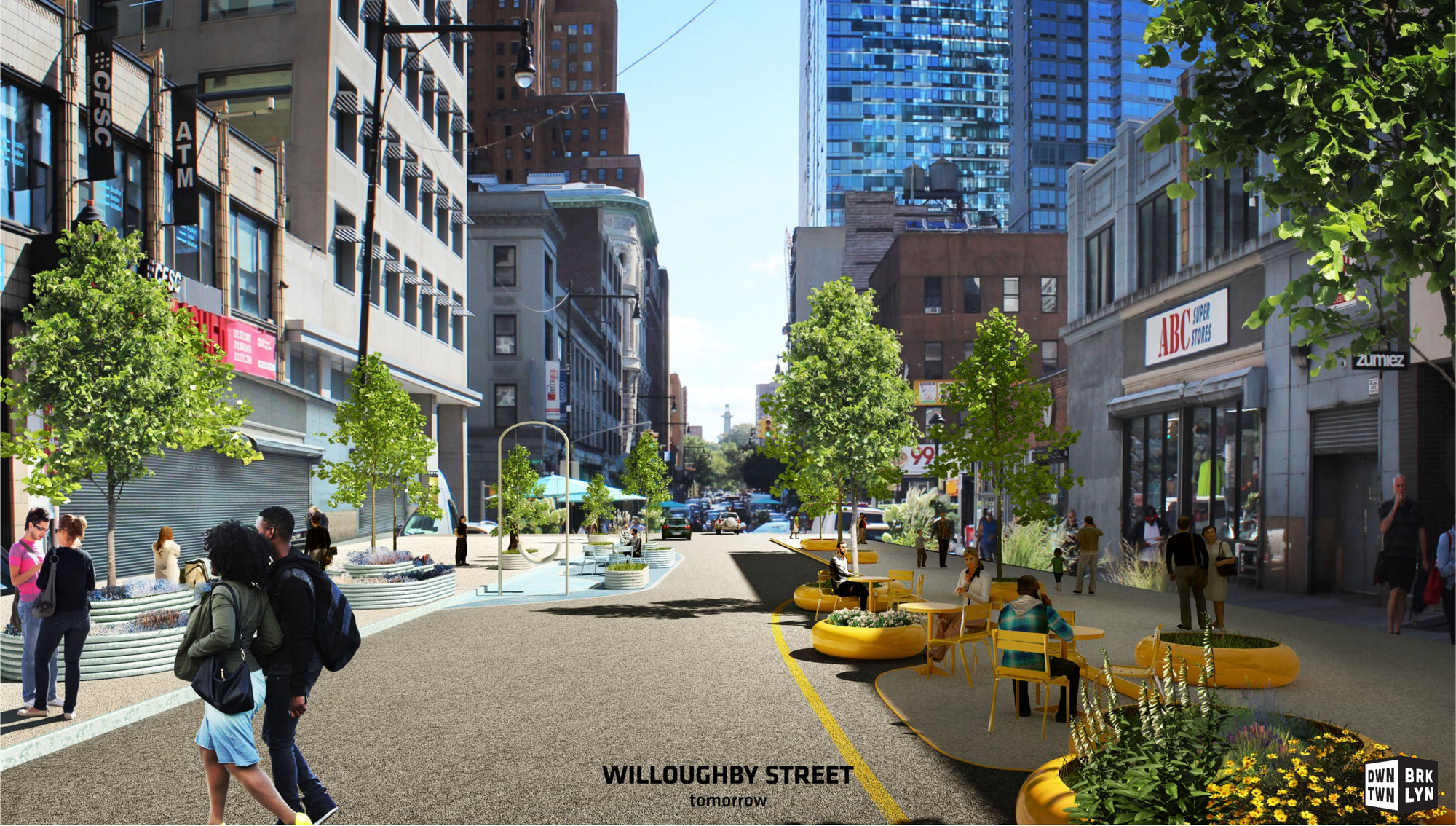 Gallery of BIG and WXY Propose Plans for Greener and Safer Downtown ...