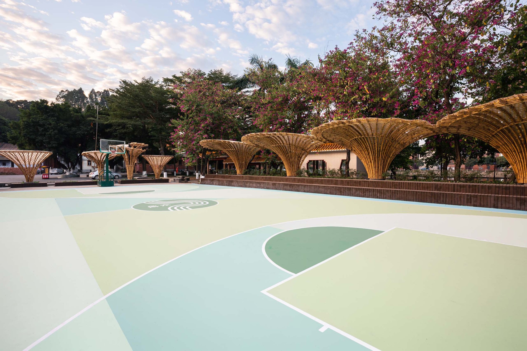 Gallery of Changqi Stadium Bamboo Corridor / Atelier cnS - 6