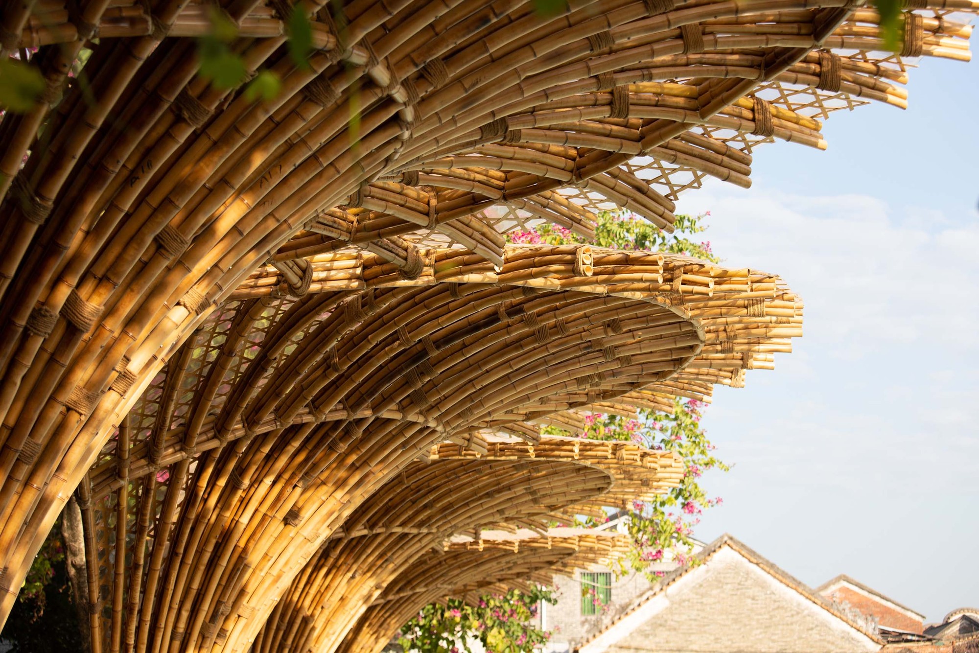 Gallery of Changqi Stadium Bamboo Corridor / Atelier cnS - 7