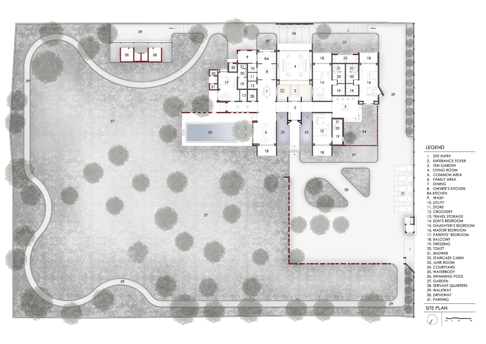 Gallery of Dr. Nene’s Residence / Dipen Gada and Associates - 26