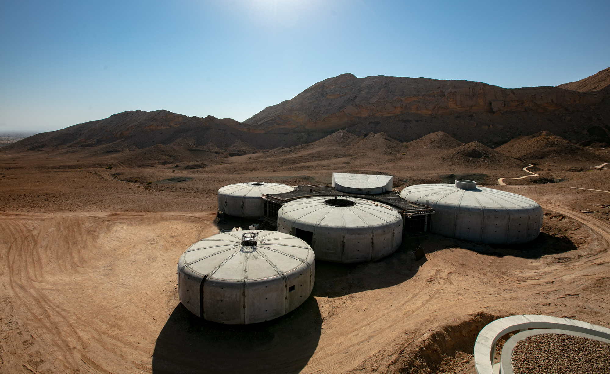Gallery of The Buhais Geology Park Interpretive Centre / Hopkins ...