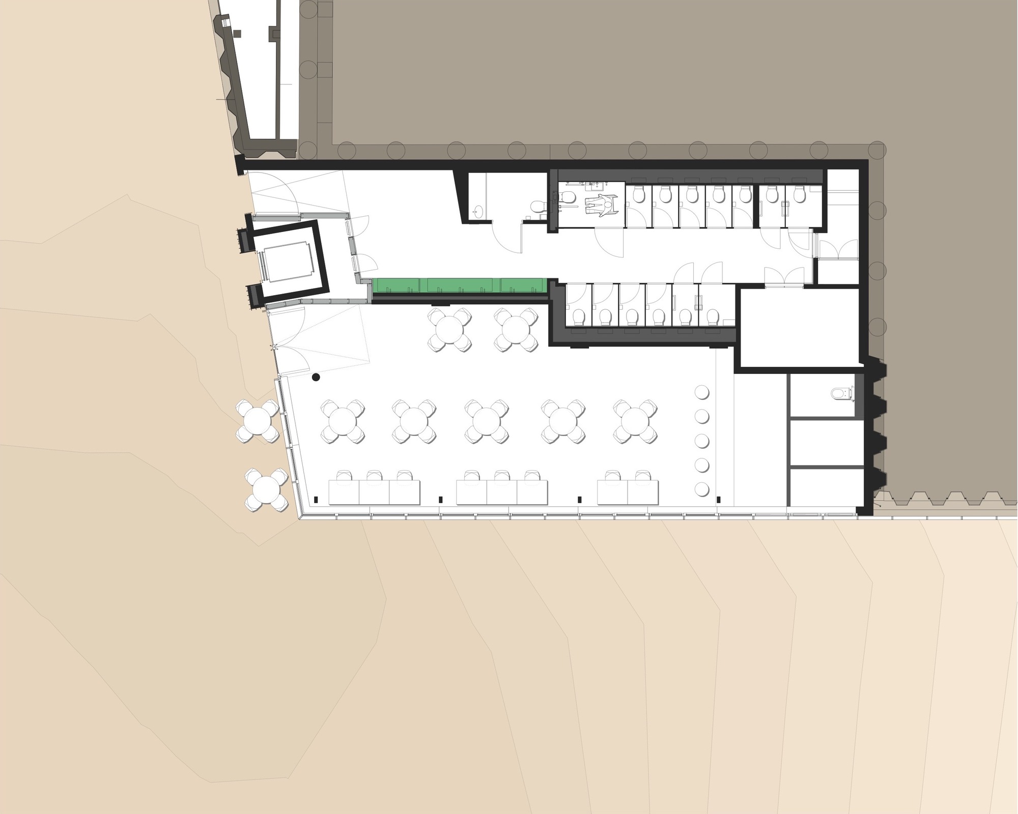 Gallery of Granary Square Pavilion / Bell Phillips Architects - 17