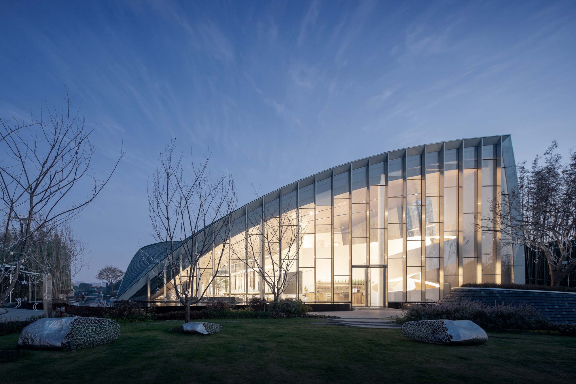 Gallery of Suzhou Swan Harbor Park / Lacime Architects - 12