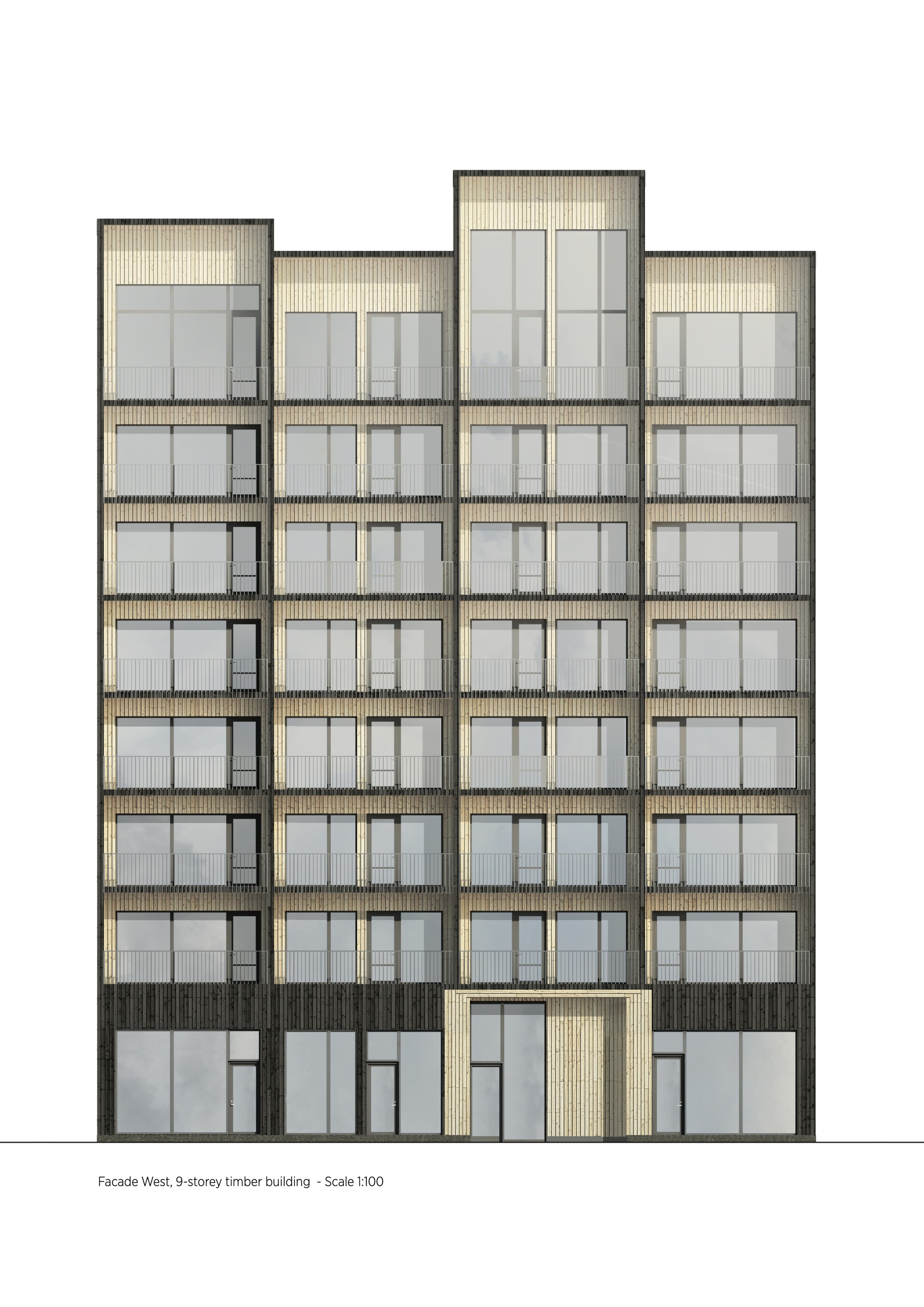 Gallery of Kajstaden Tall Timber Building / C.F. Møller - 31