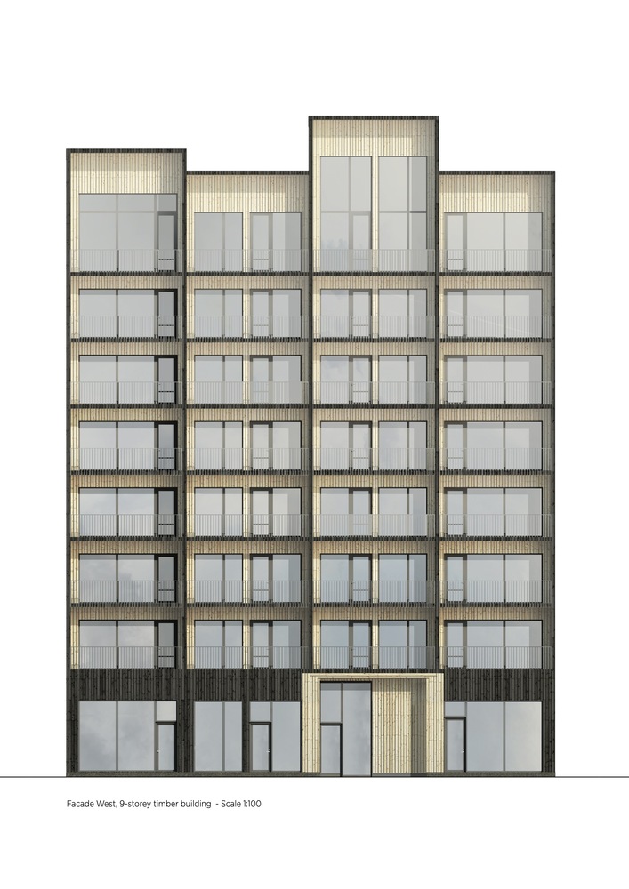 Gallery of Kajstaden Tall Timber Building / C.F. Møller - 30