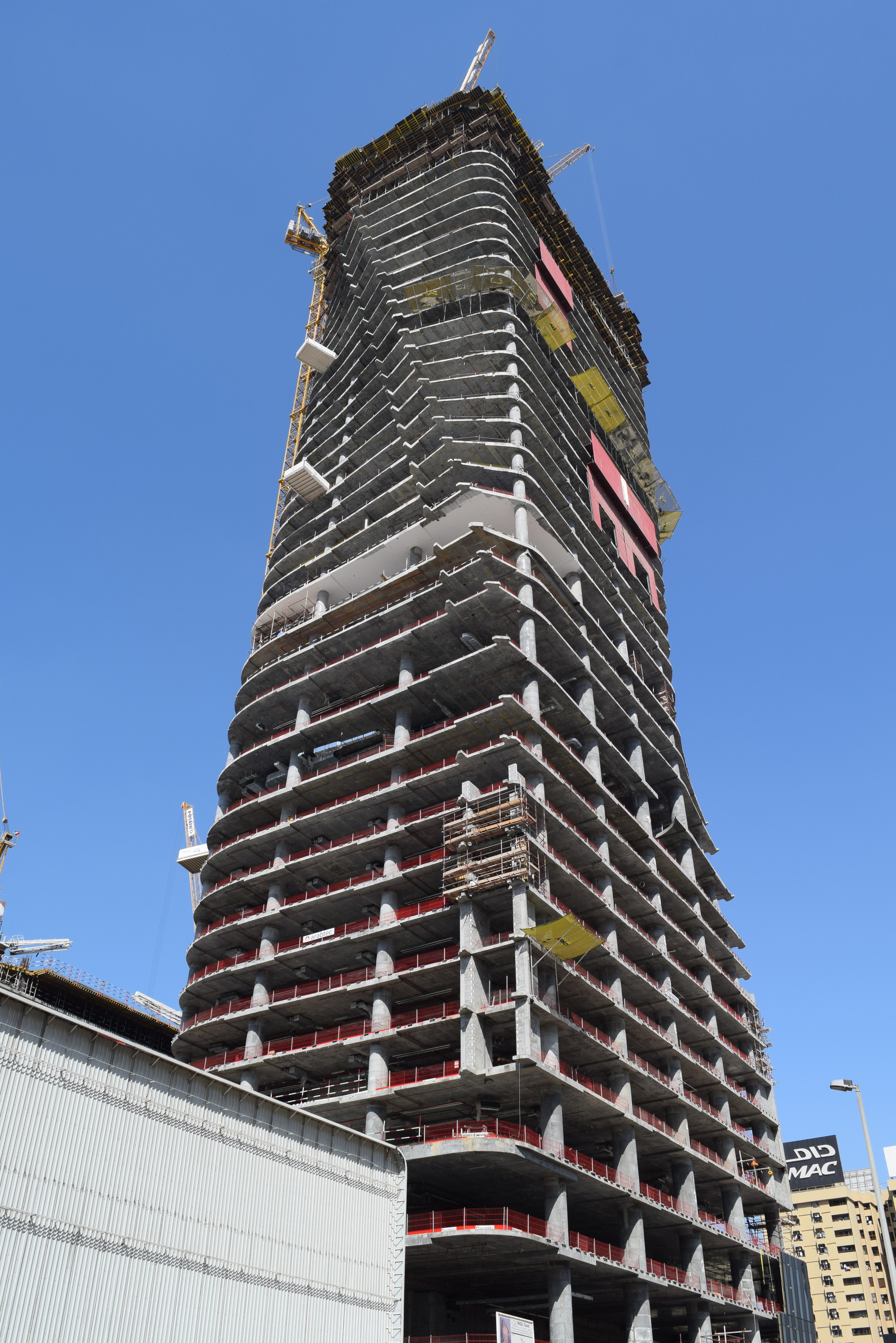 Gallery of UNStudio Reveals Recent Construction Images of Wasl Tower in ...