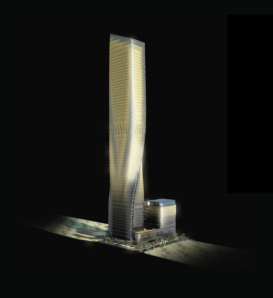 Gallery of UNStudio Reveals Recent Construction Images of Wasl Tower in ...