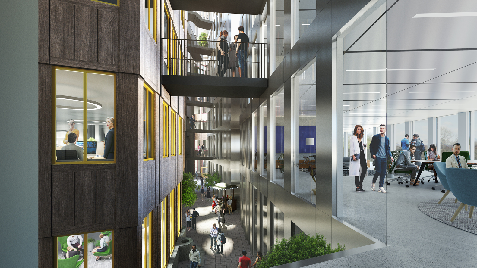 Gallery of MVRDV Unveils Images of the Tripolis Office Complex in ...