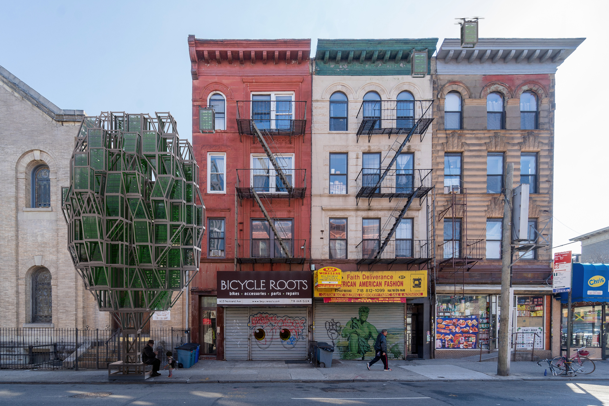 Gallery of Framlab Imagines Modular Vertical Urban Farms on the Streets of Brooklyn - 7