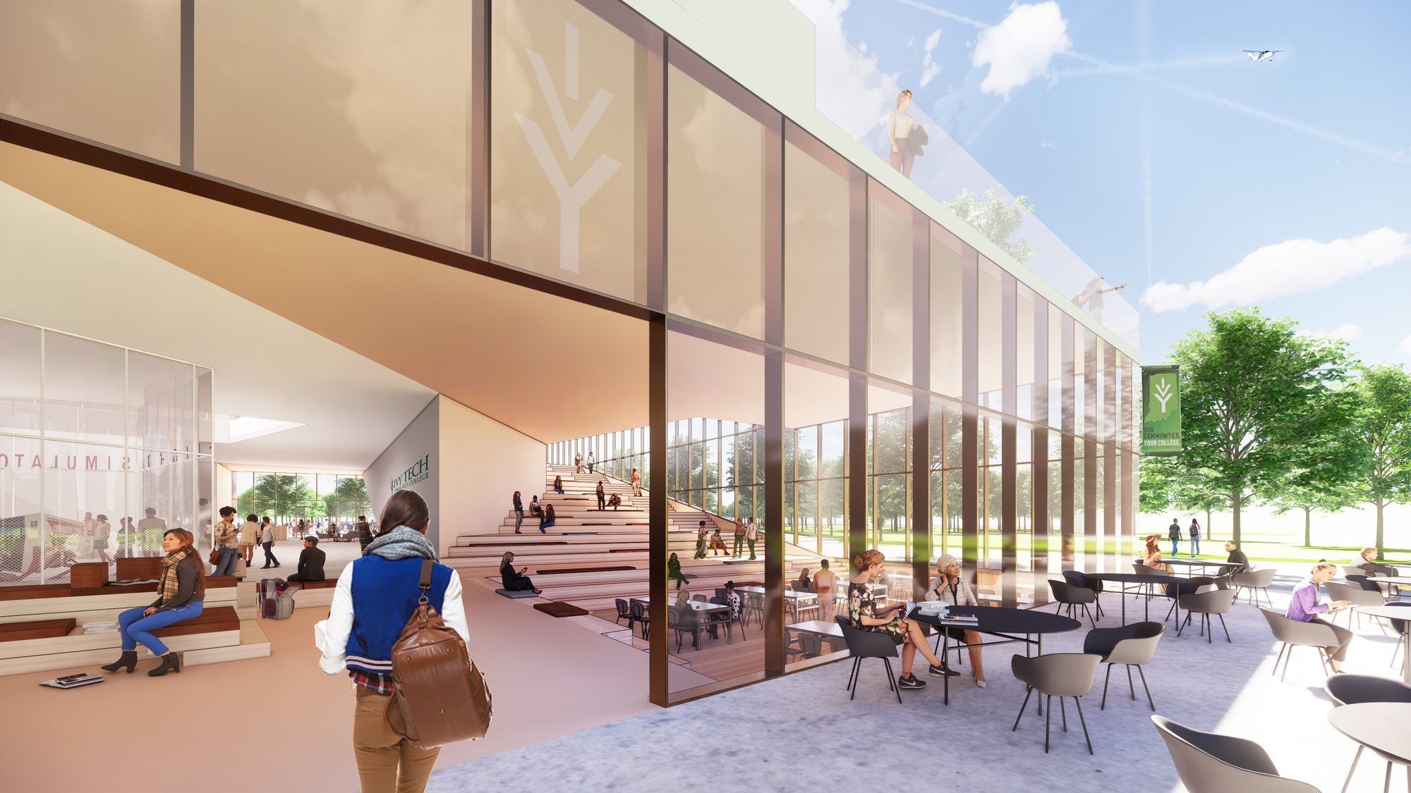 Gallery of IwamotoScott Selected to Design a New Ivy Tech Building in ...