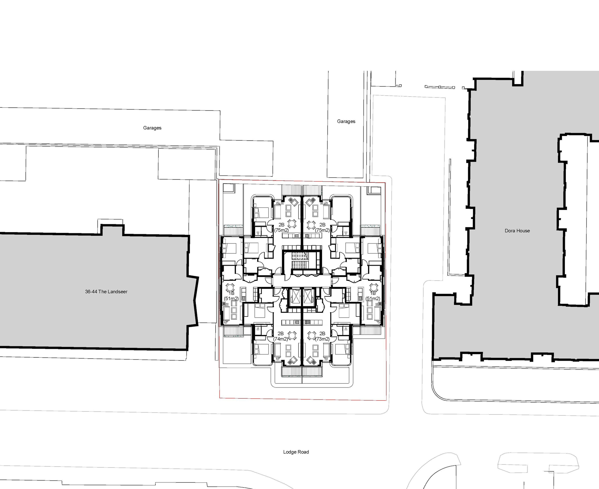 Gallery of The Compton Residential Building / Simon Bowden Architecture ...