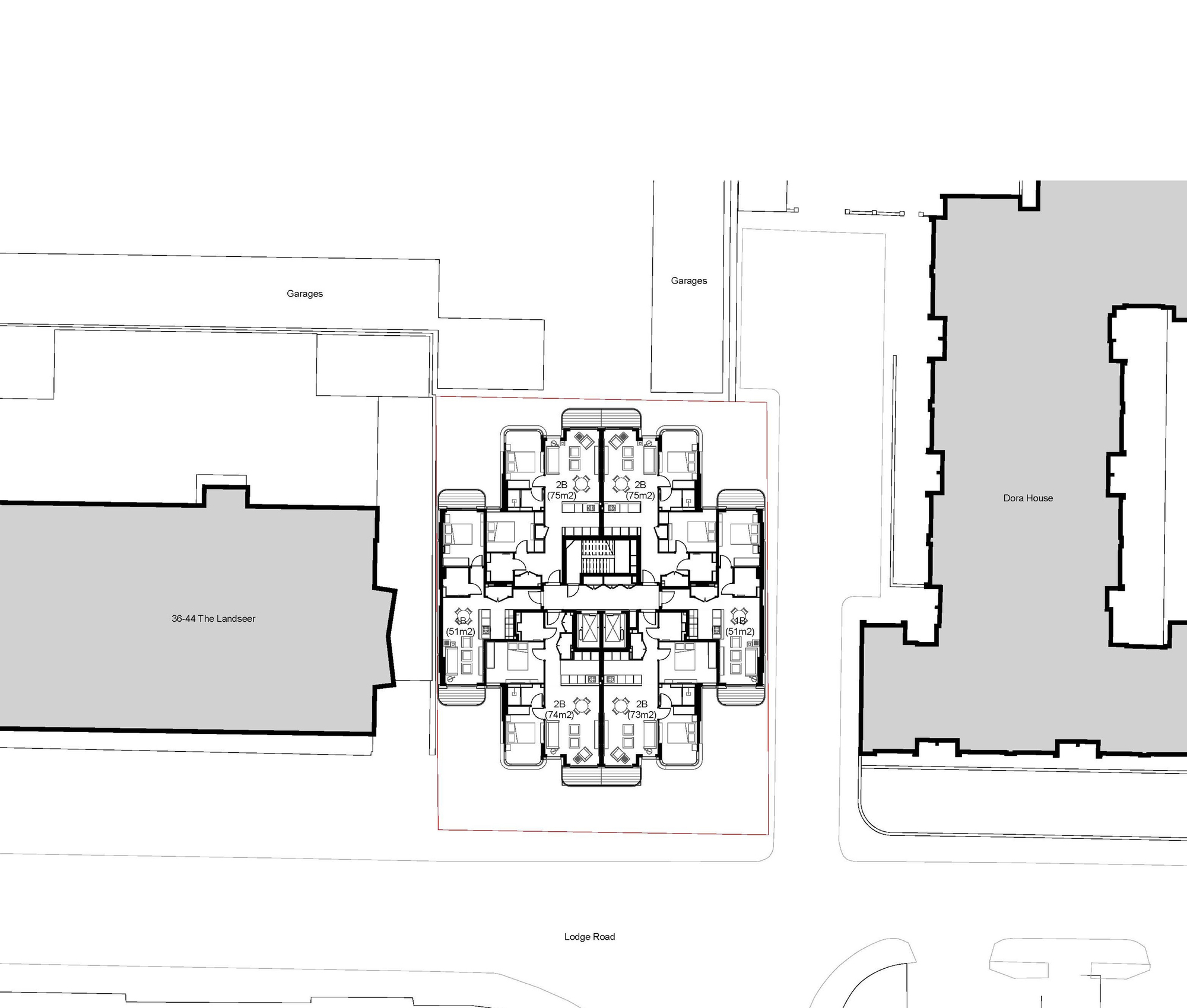 Gallery of The Compton Residential Building / Simon Bowden Architecture ...