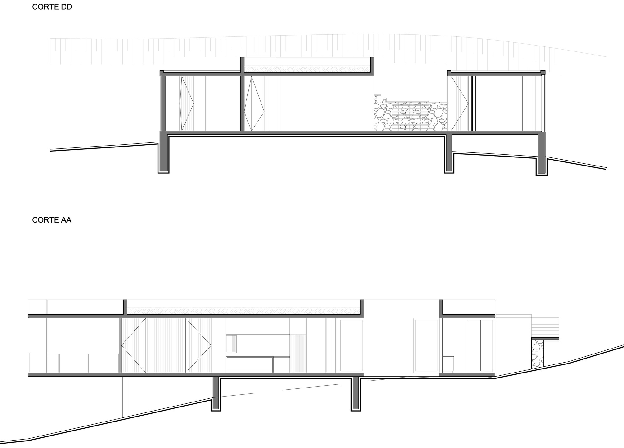 Galeria de Casas brasileiras: 9 residências com viga invertida - 16